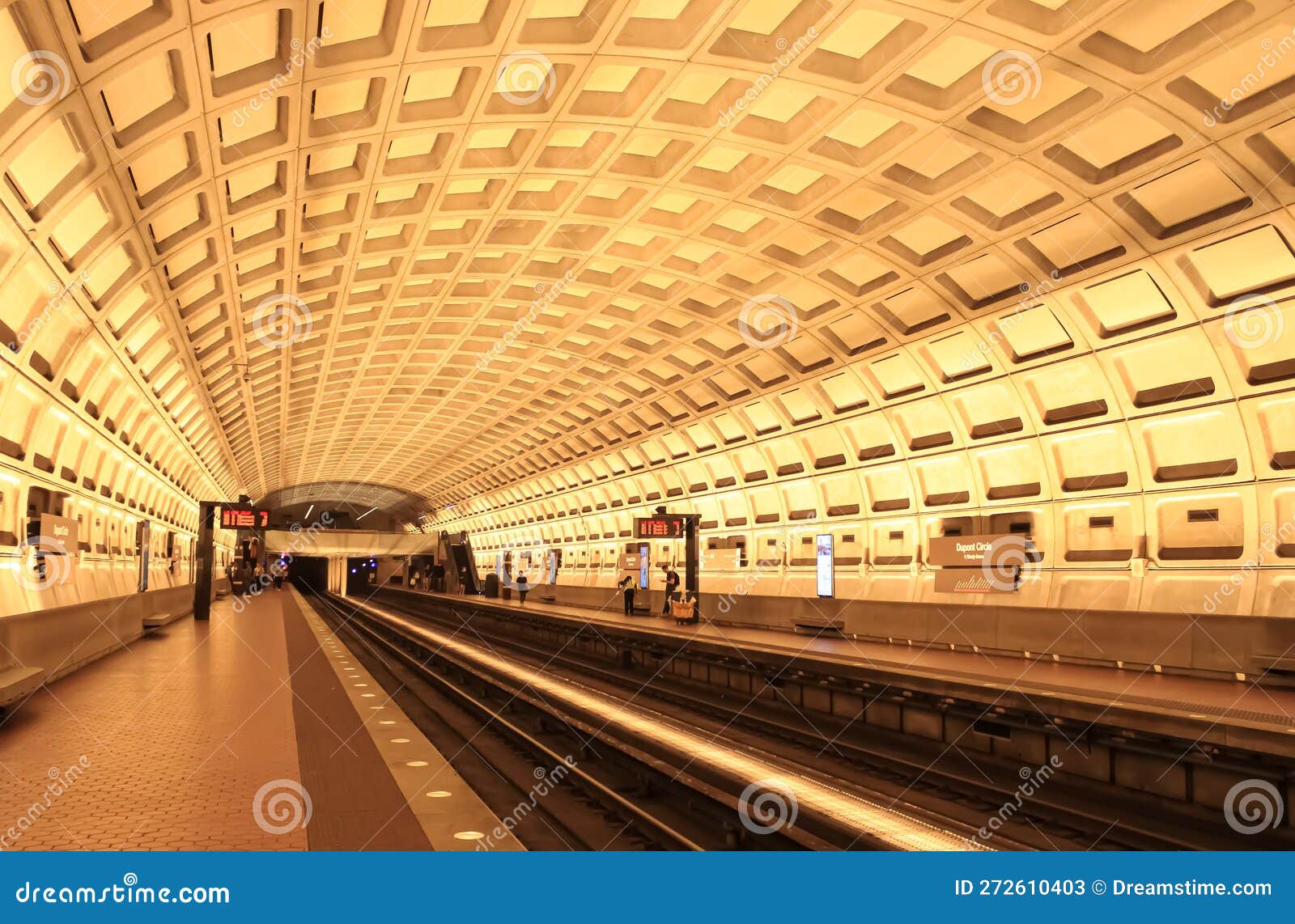 Interior Train Tunnel DC editorial stock photo. Image of railway ...