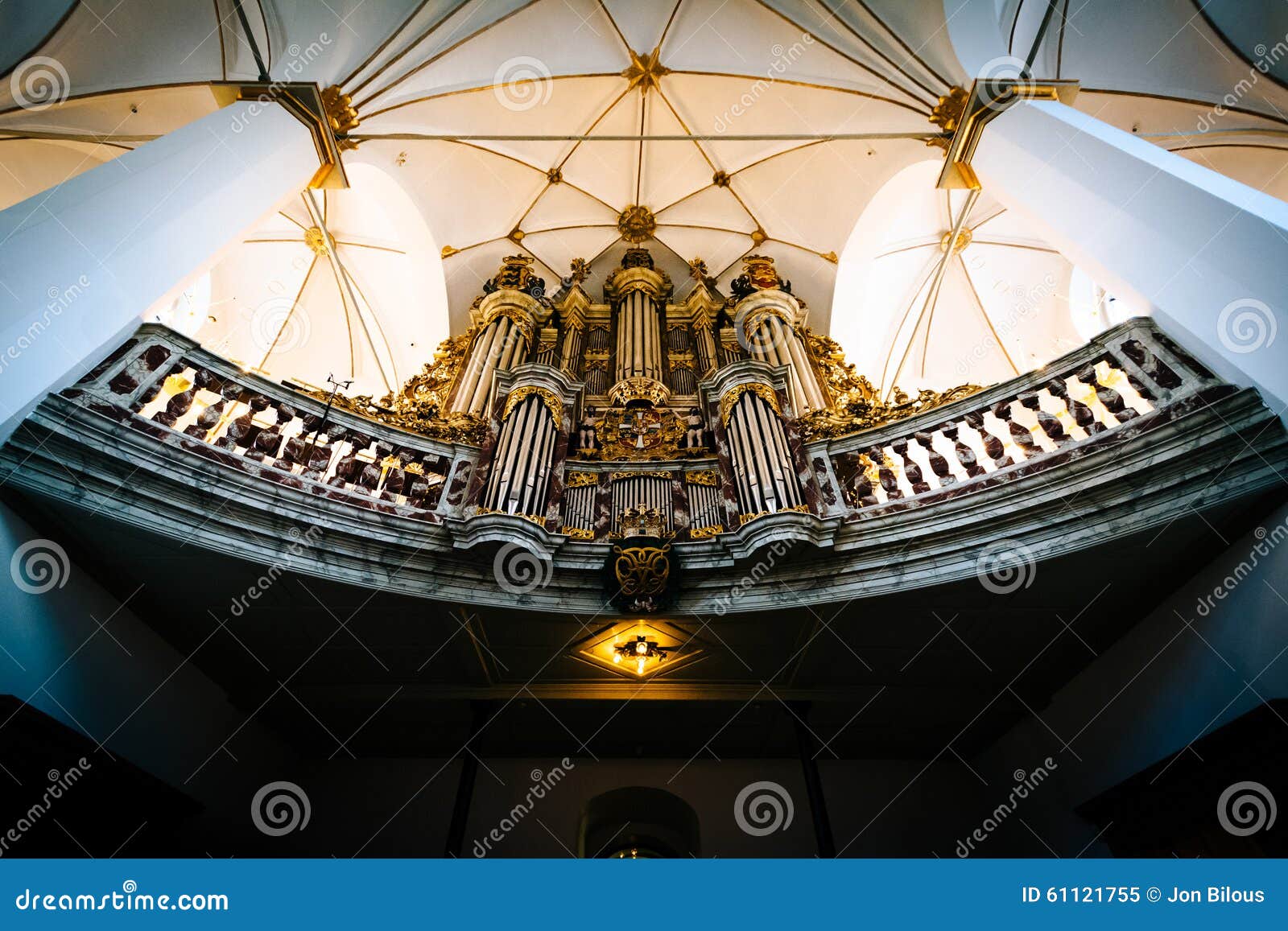 The Interior of Trinitatis Church, in Copenhagen, Denmark. Stock Image ...