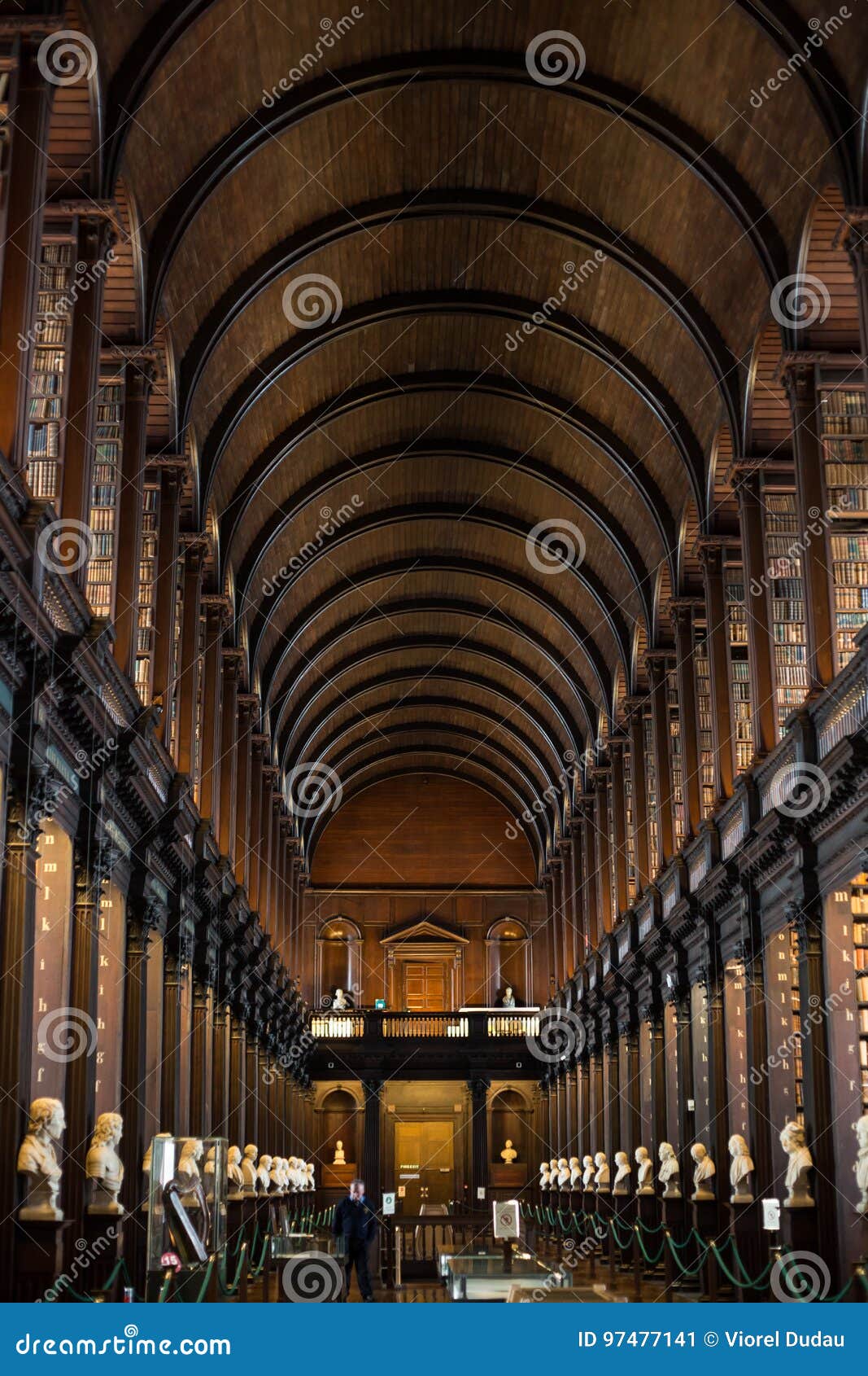 Interior of Trinity College Library, Dublin Editorial Photo - Image of ...