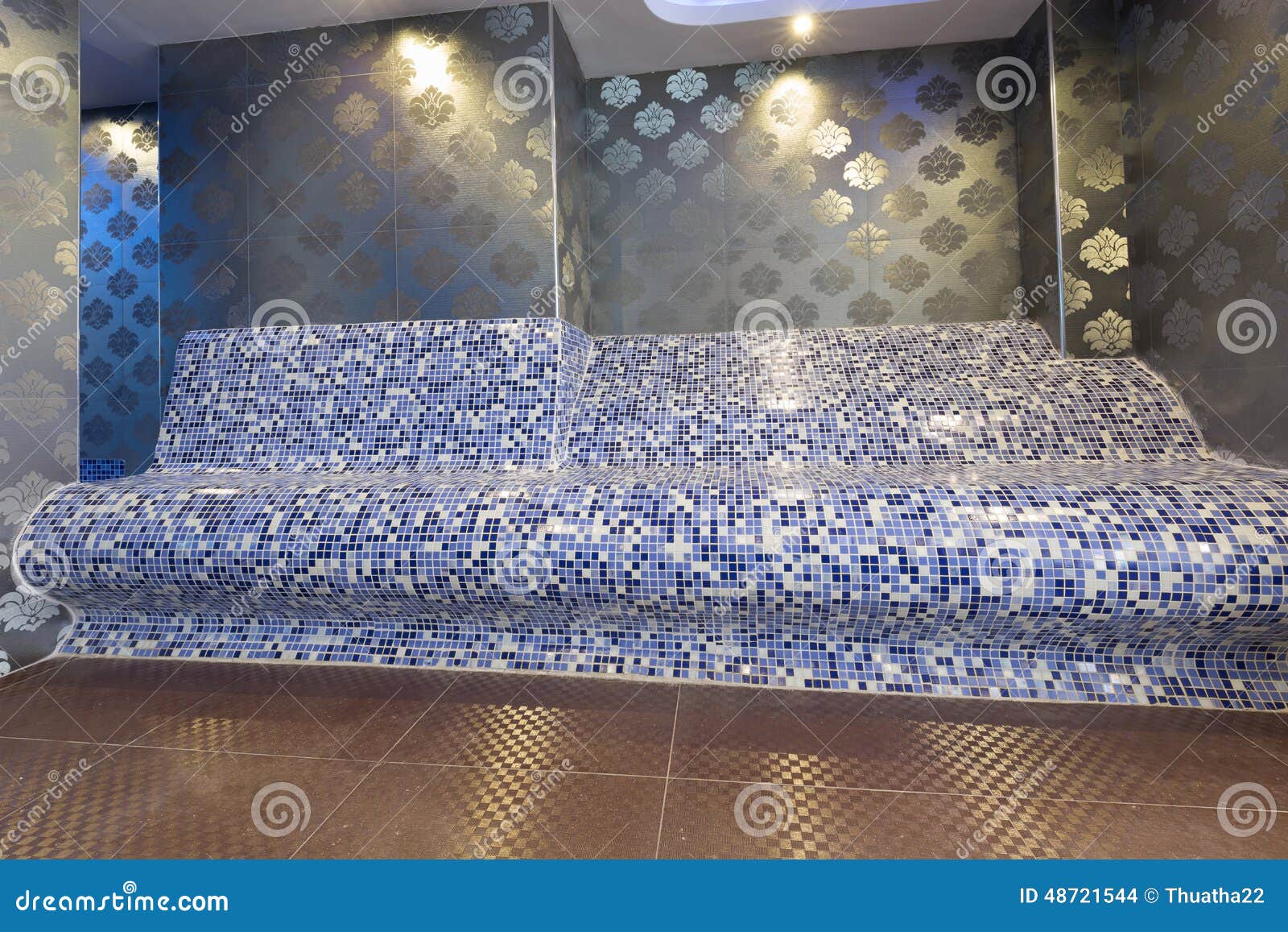 Interior of a Turkish Steam Bath Stock Photo - Image of bath, luxurious ...
