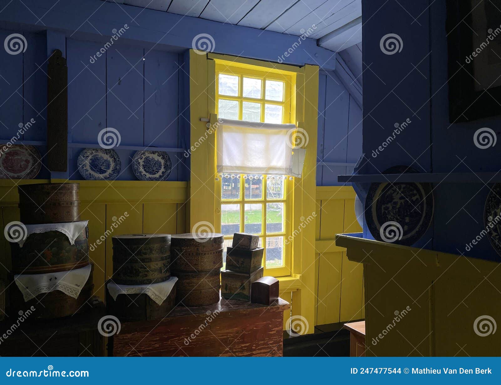Interior of a Typical Old Dutch Village House Stock Photo - Image of ...