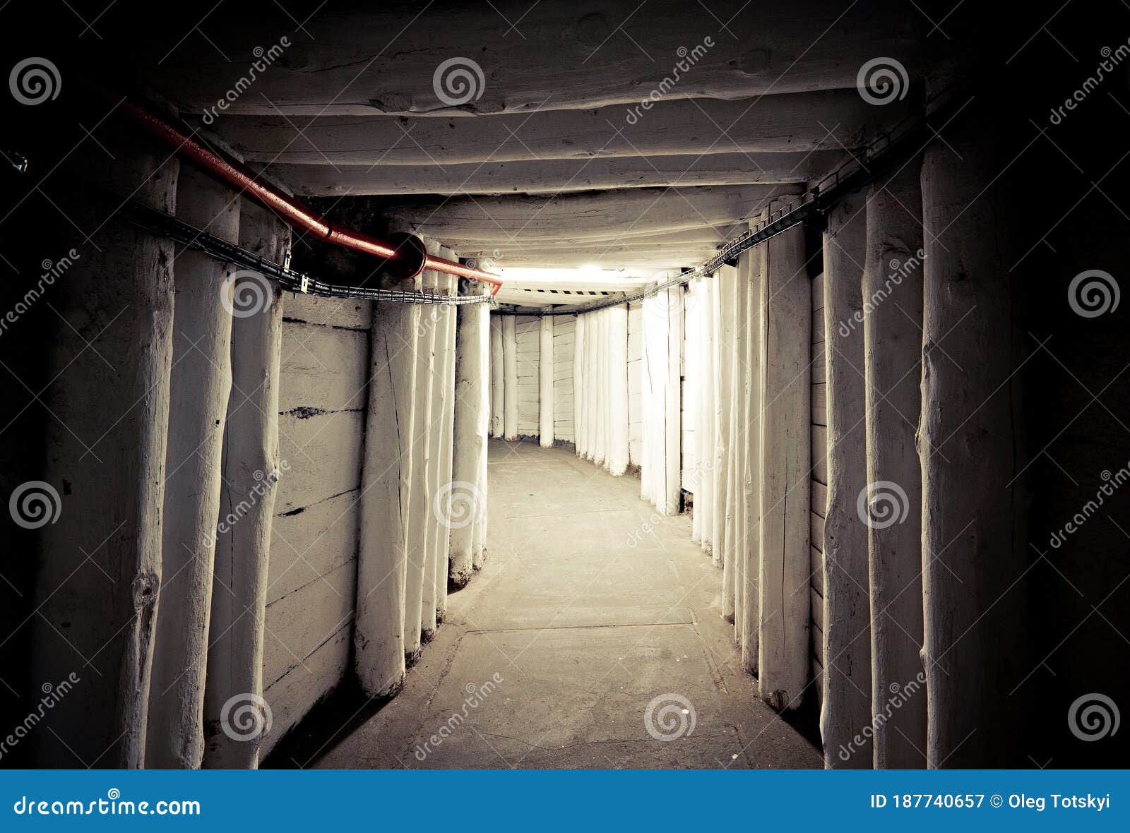Interior In An Underground Crypt With An Altar Royalty-Free Stock Image ...