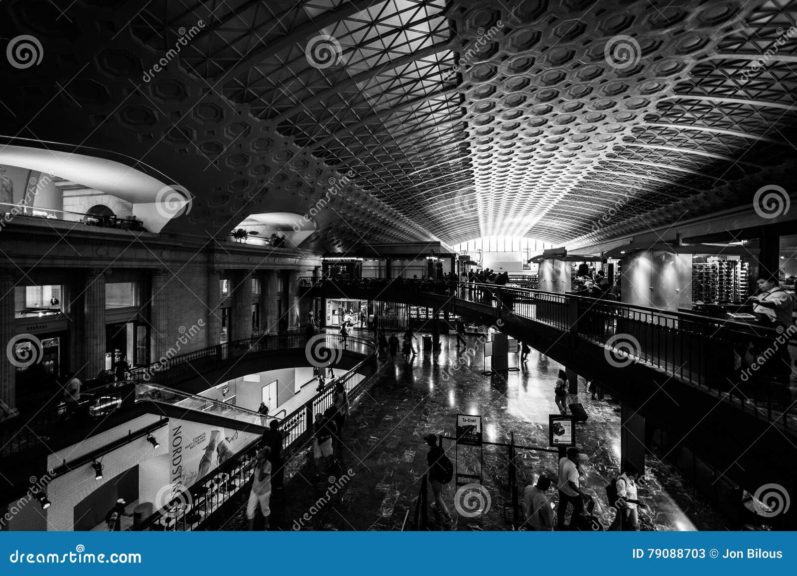 The Interior of Union Station in Washington, DC. Editorial Stock Photo ...