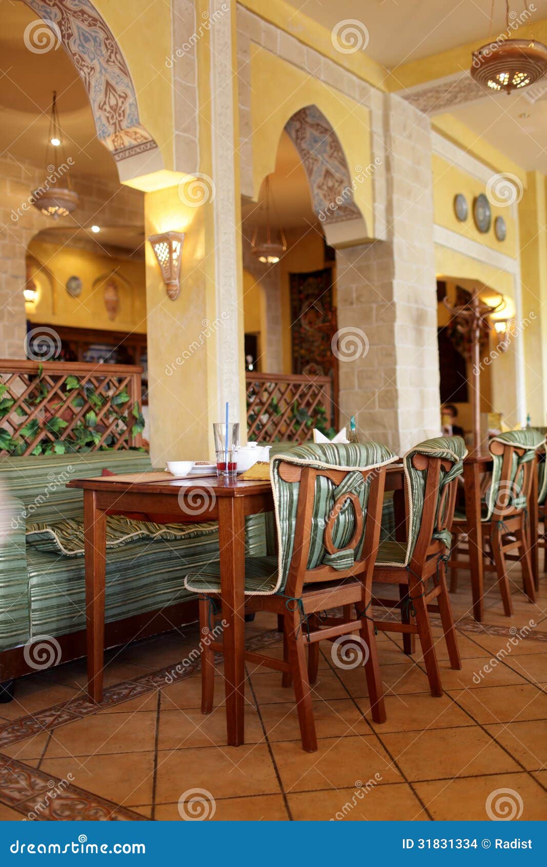 Interior of Uzbek Restaurant Stock Photo - Image of lamp, holiday: 31831334
