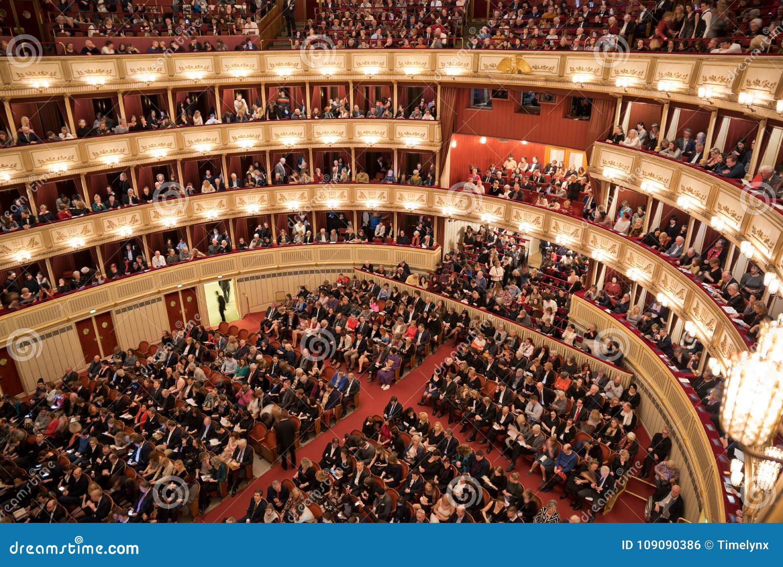 Wiener Staatsoper Auditorium Editorial Photo - Image of famous ...