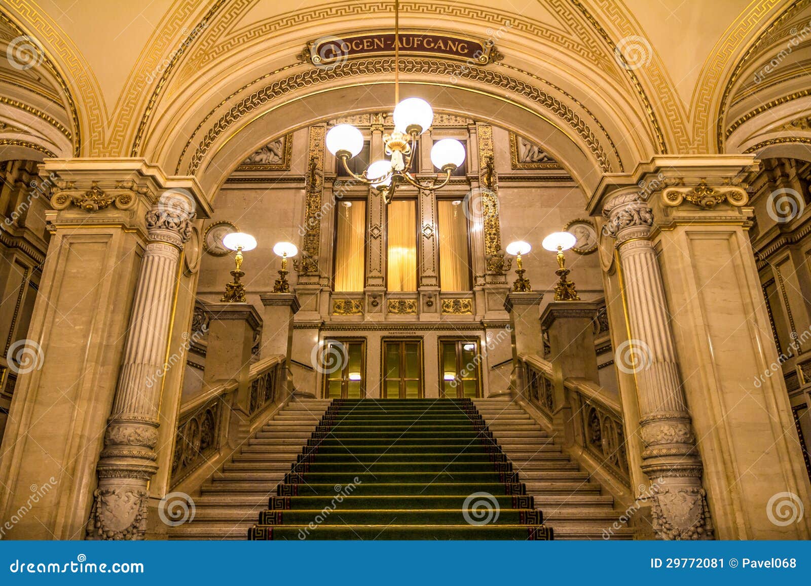 Vienna State Opera Interior Stock Image - Image of color, inside: 29772081