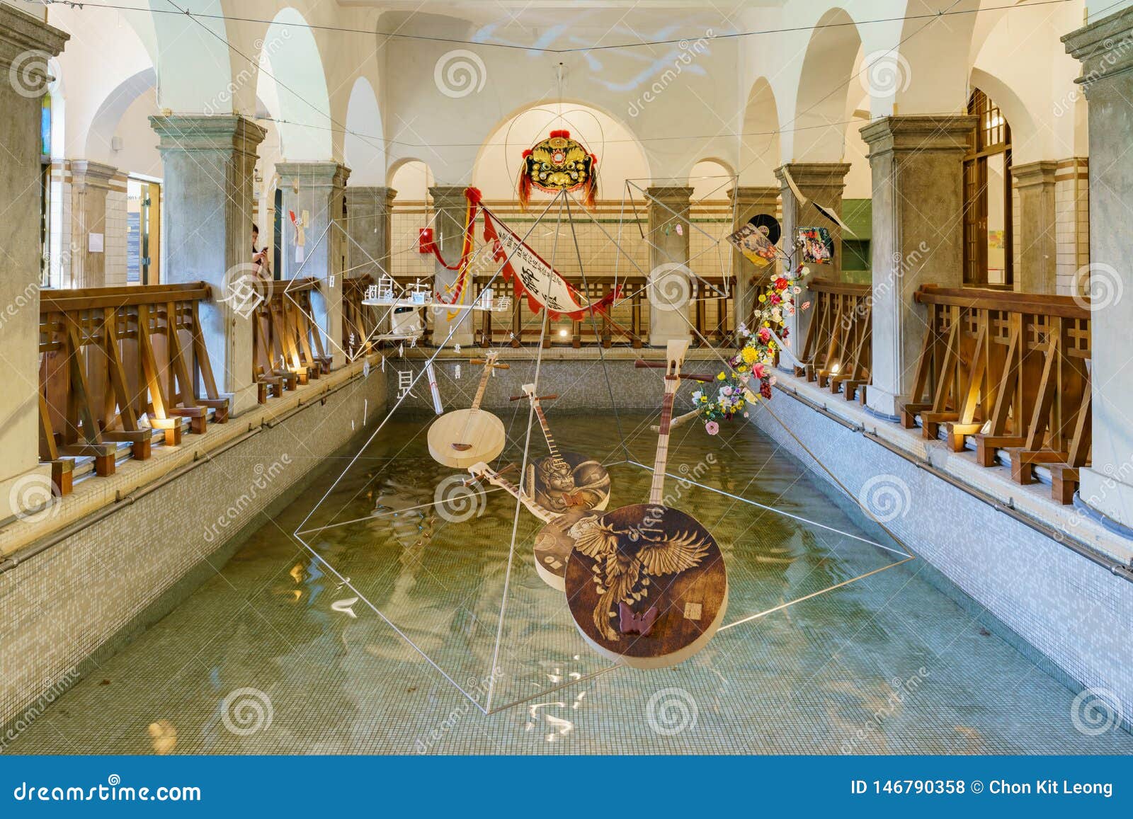 Interior View of the Beitou Hot Spring Museum Editorial Stock Photo ...
