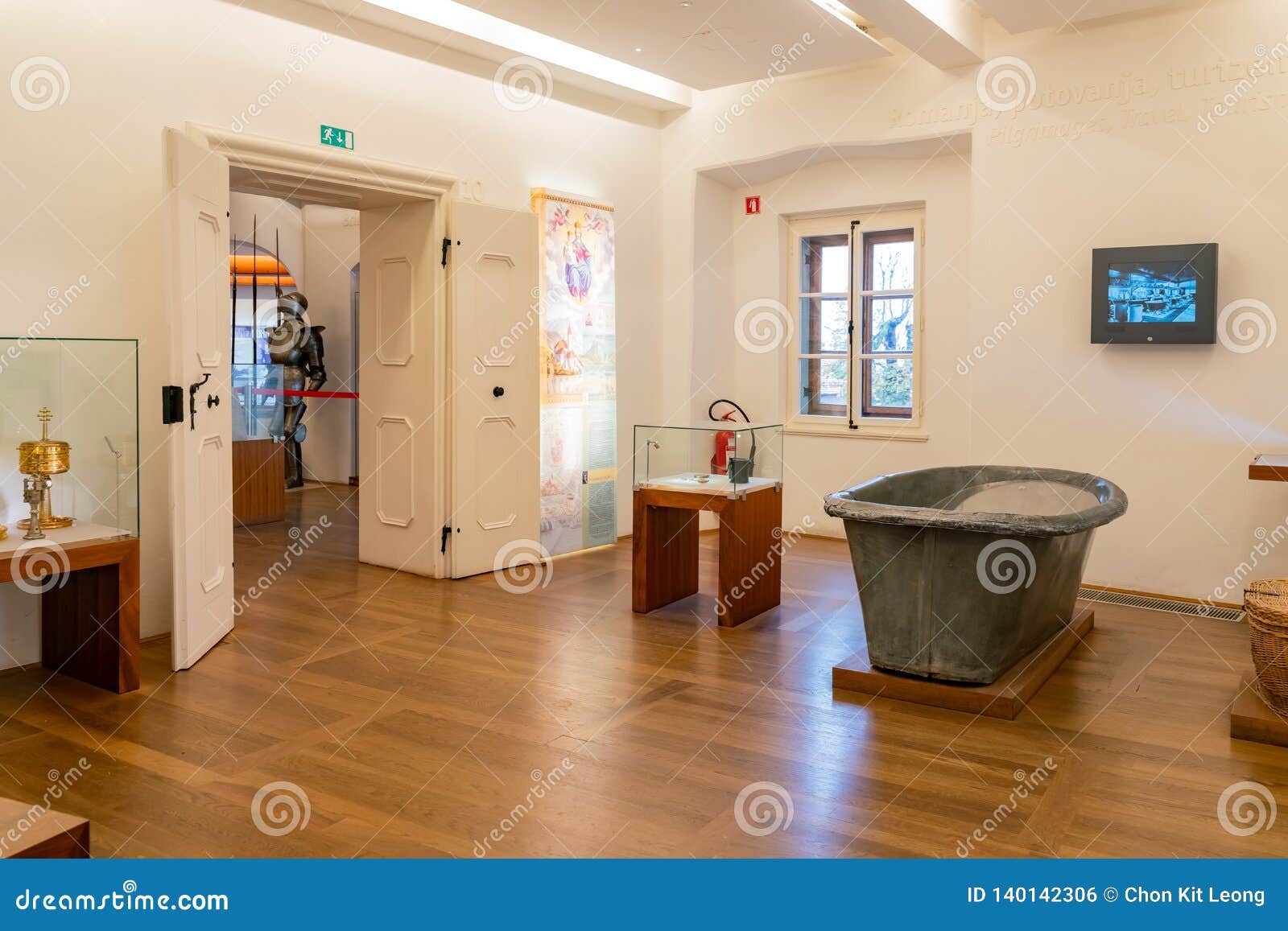 Interior View of the Bled Castle Editorial Photo - Image of century ...