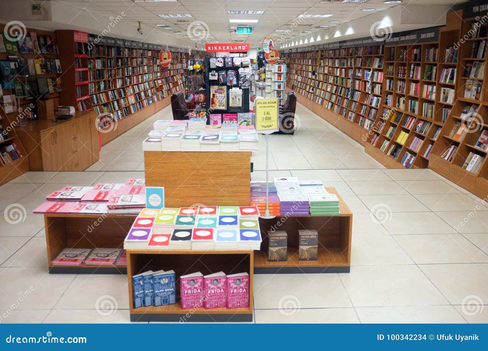 Interior View1 of a Bookshop Editorial Stock Image - Image of indoor ...