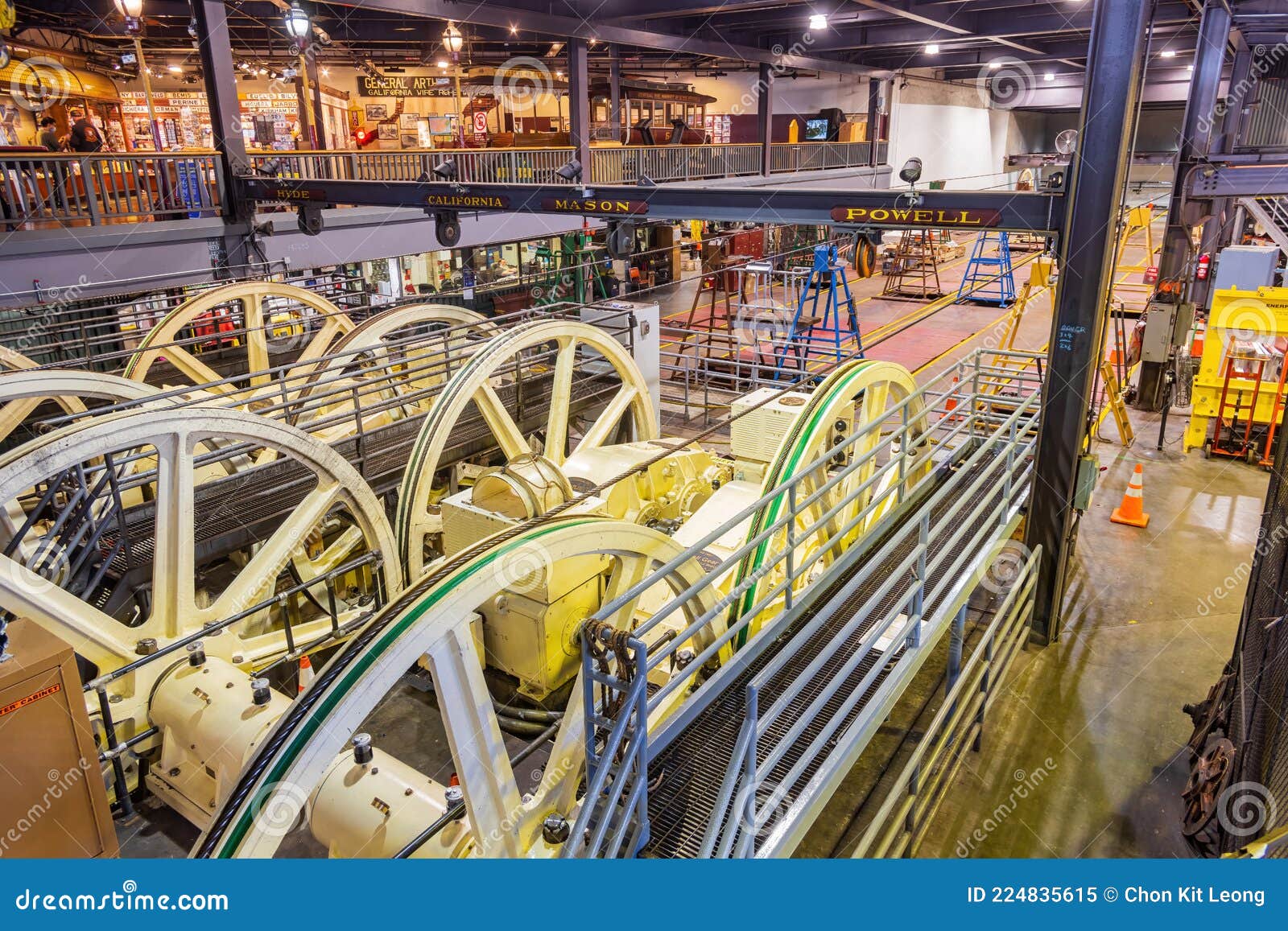 Interior View of the Cable Car Museum Editorial Image - Image of famous ...