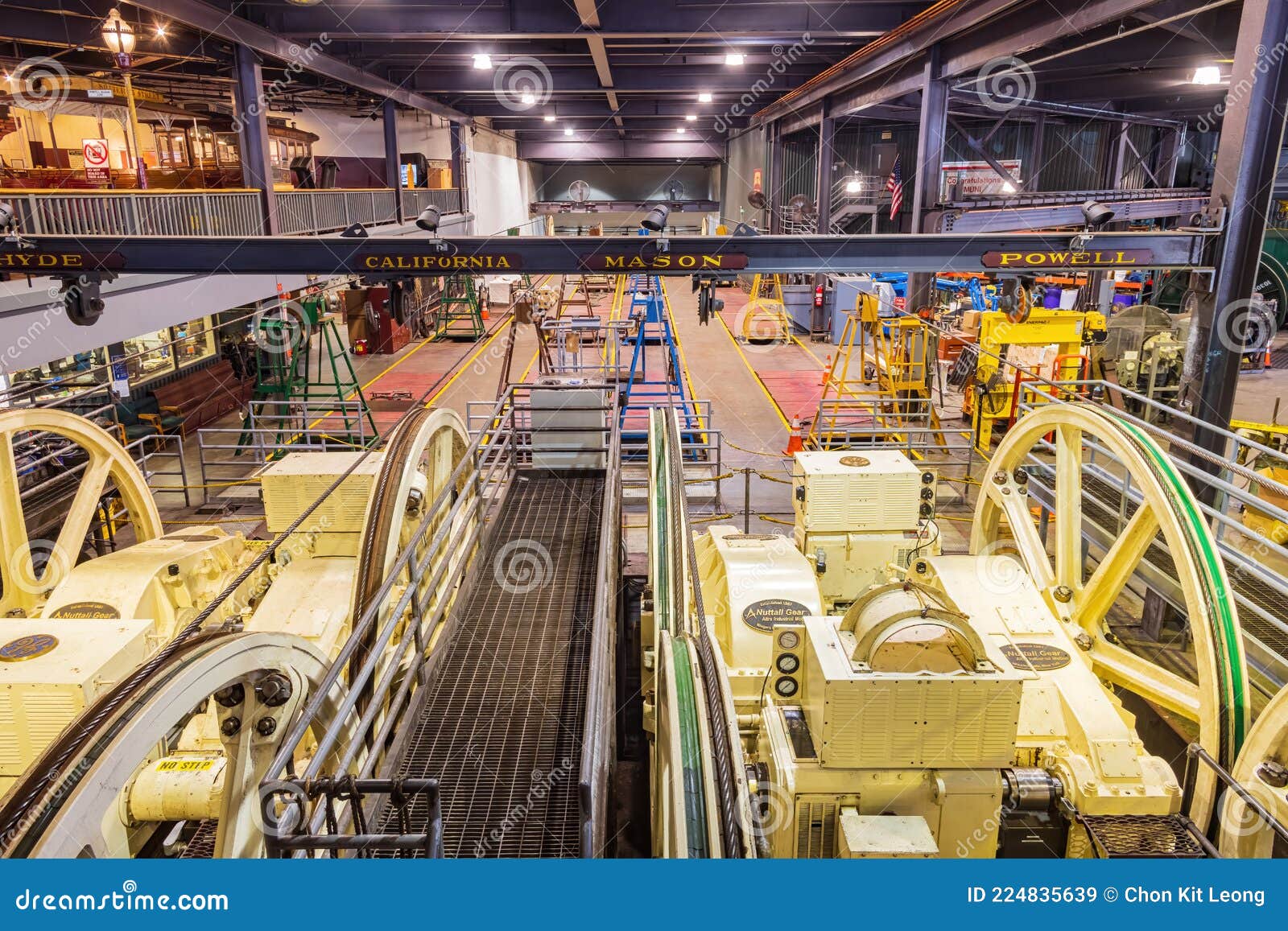 Interior View of the Cable Car Museum Editorial Stock Image - Image of ...