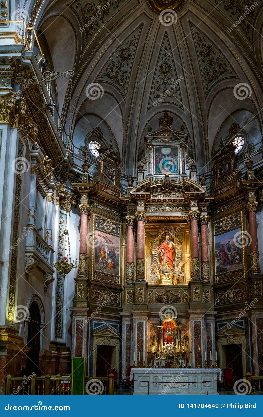 Interior View Church of the Sacred Heart of Jesus in Valencia Spain on ... Interior View Church of the Sacred Heart of Jesus in Valencia Spain on ...