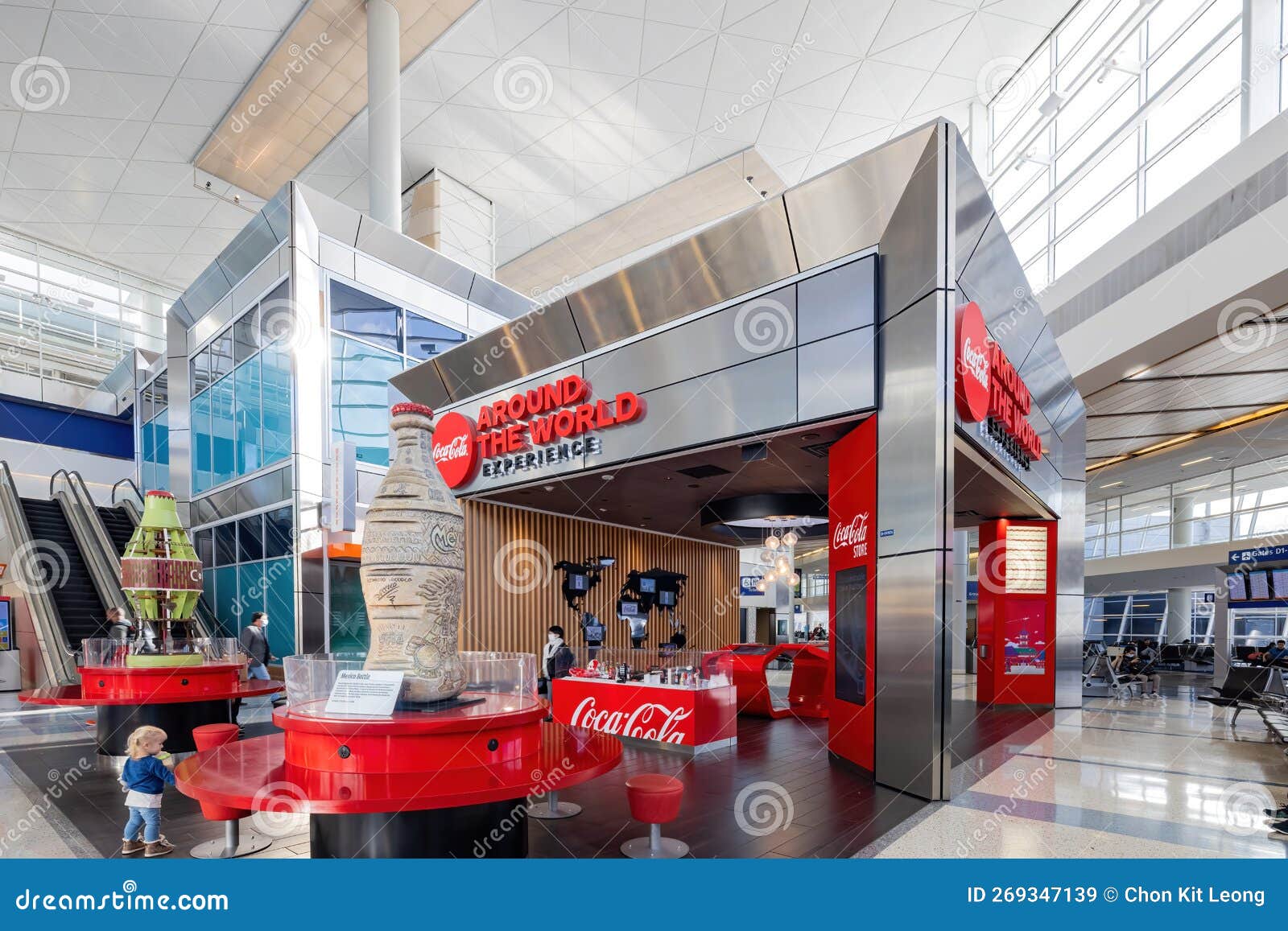Interior View of the Coca Cola Around the World Experience Exhibition ...