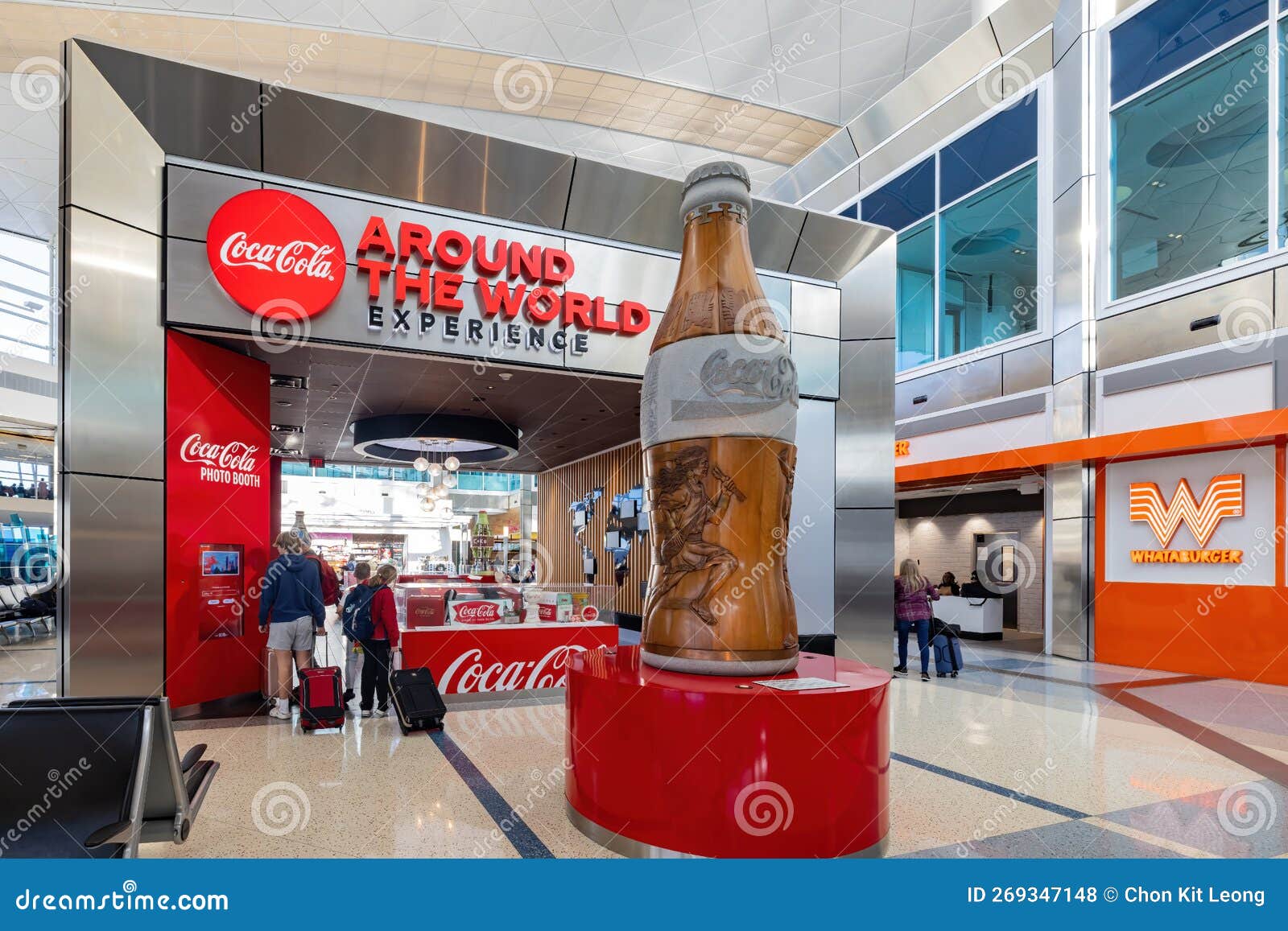 Interior View of the Coca Cola Around the World Experience Exhibition ...