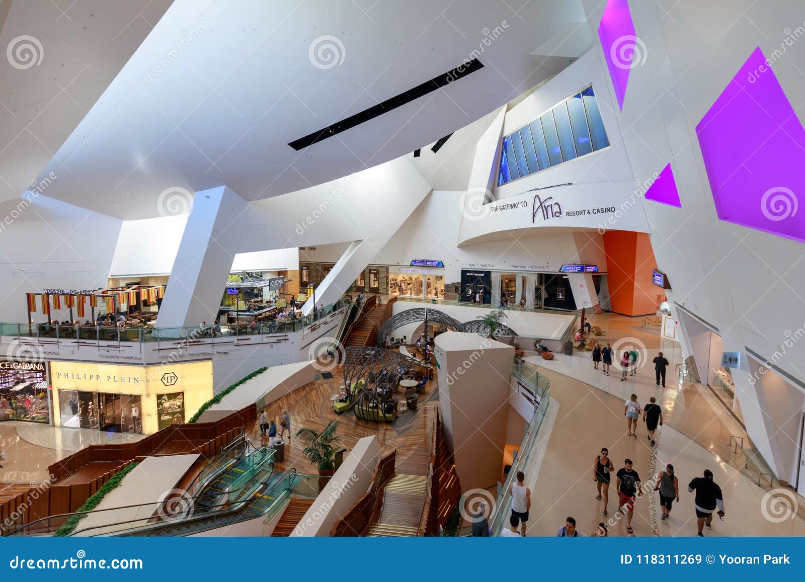Interior View of Crystals Mall in Las Vegas Editorial Stock Image ...