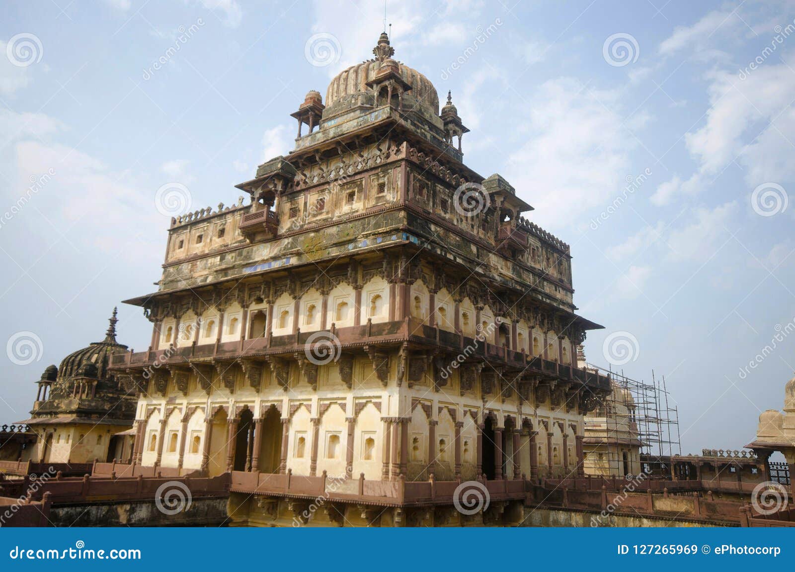Interior View of Datia Palace. Also Known As Bir Singh Palace or Bir ...