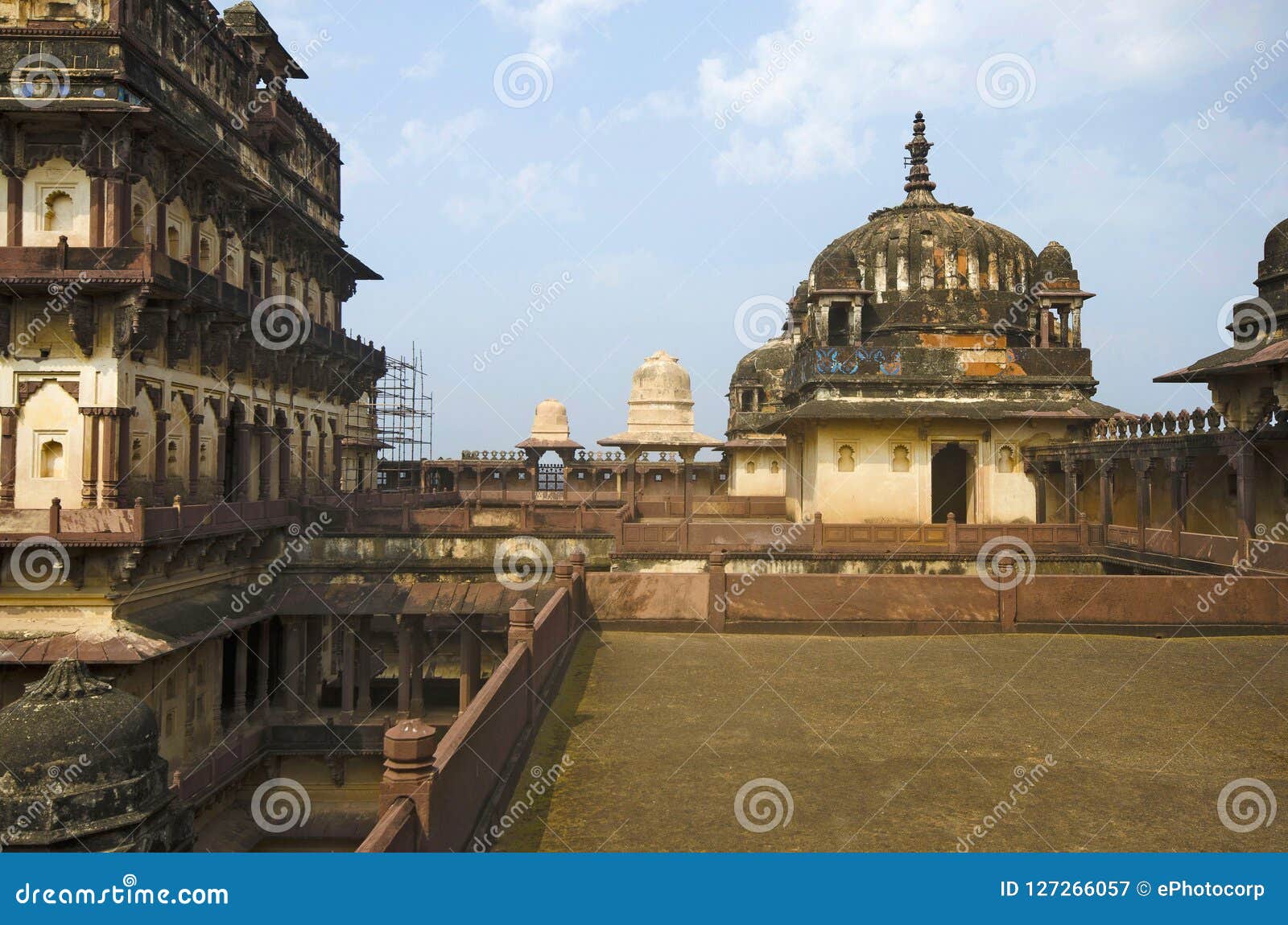 Datia Fort In Datia District Of Madhya Pradesh,India Stock Image ...