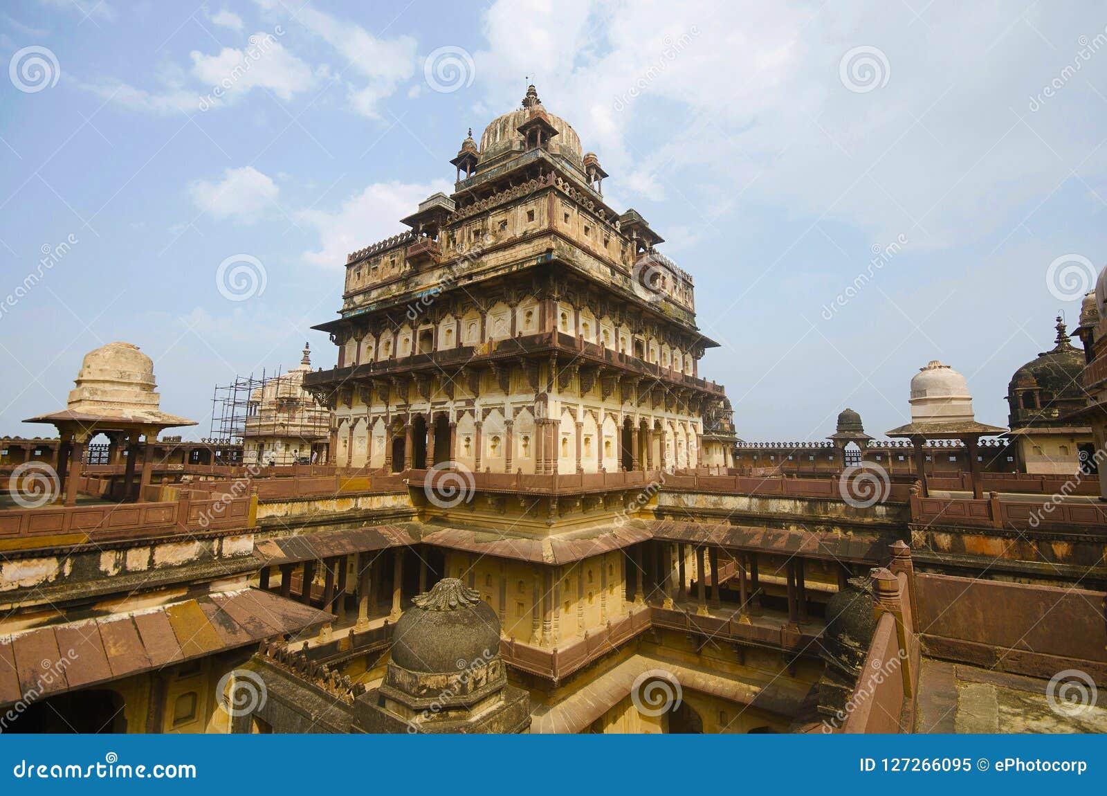 Interior View of Datia Palace. Also Known As Bir Singh Palace or Bir ...