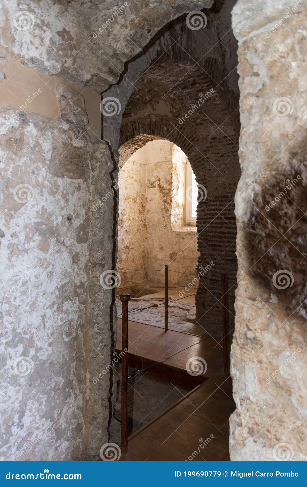 Interior View of a Defensive Tower Stock Image - Image of heritage ...