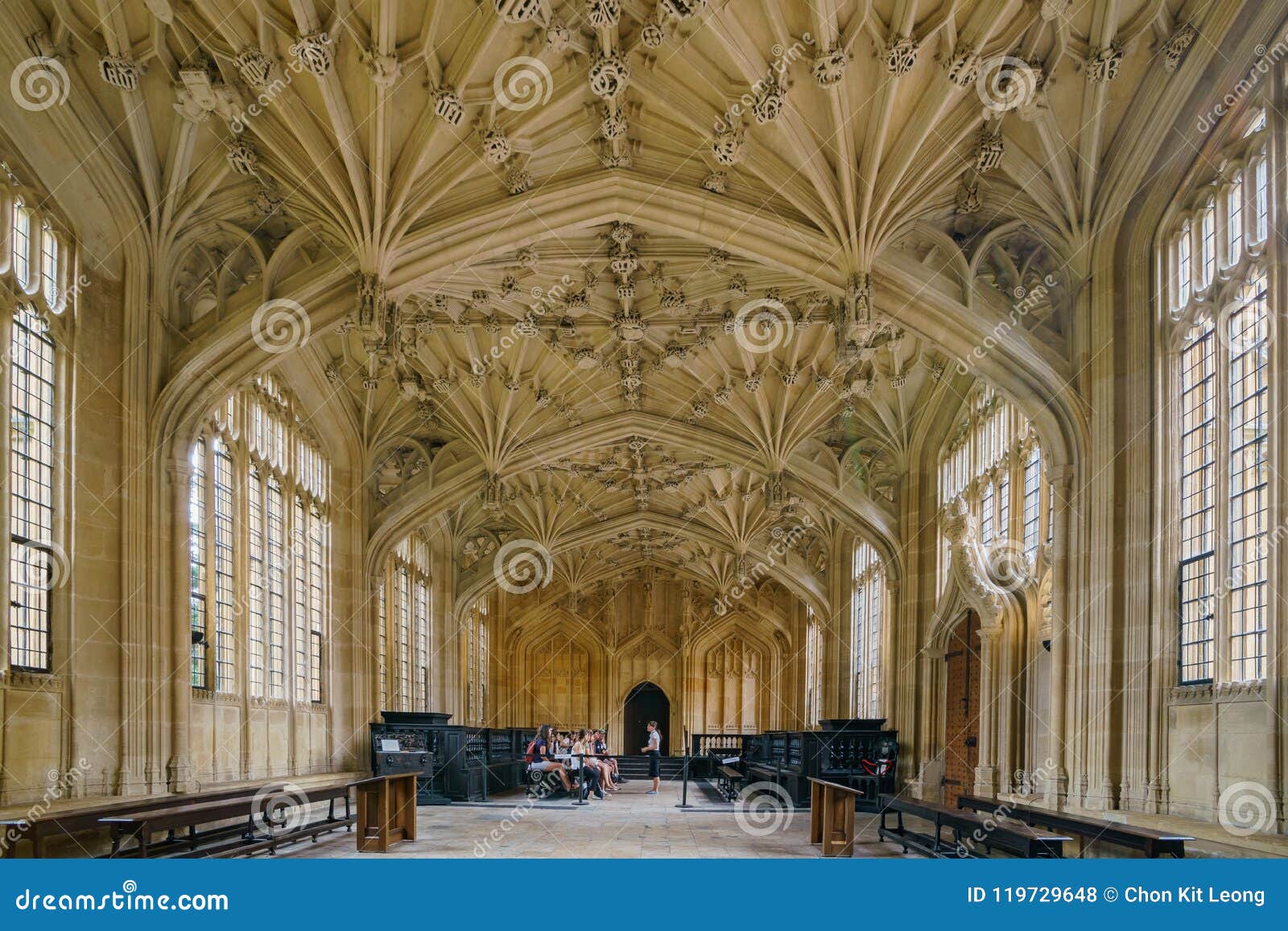 Interior View of the Divinity School Editorial Stock Photo - Image of ...