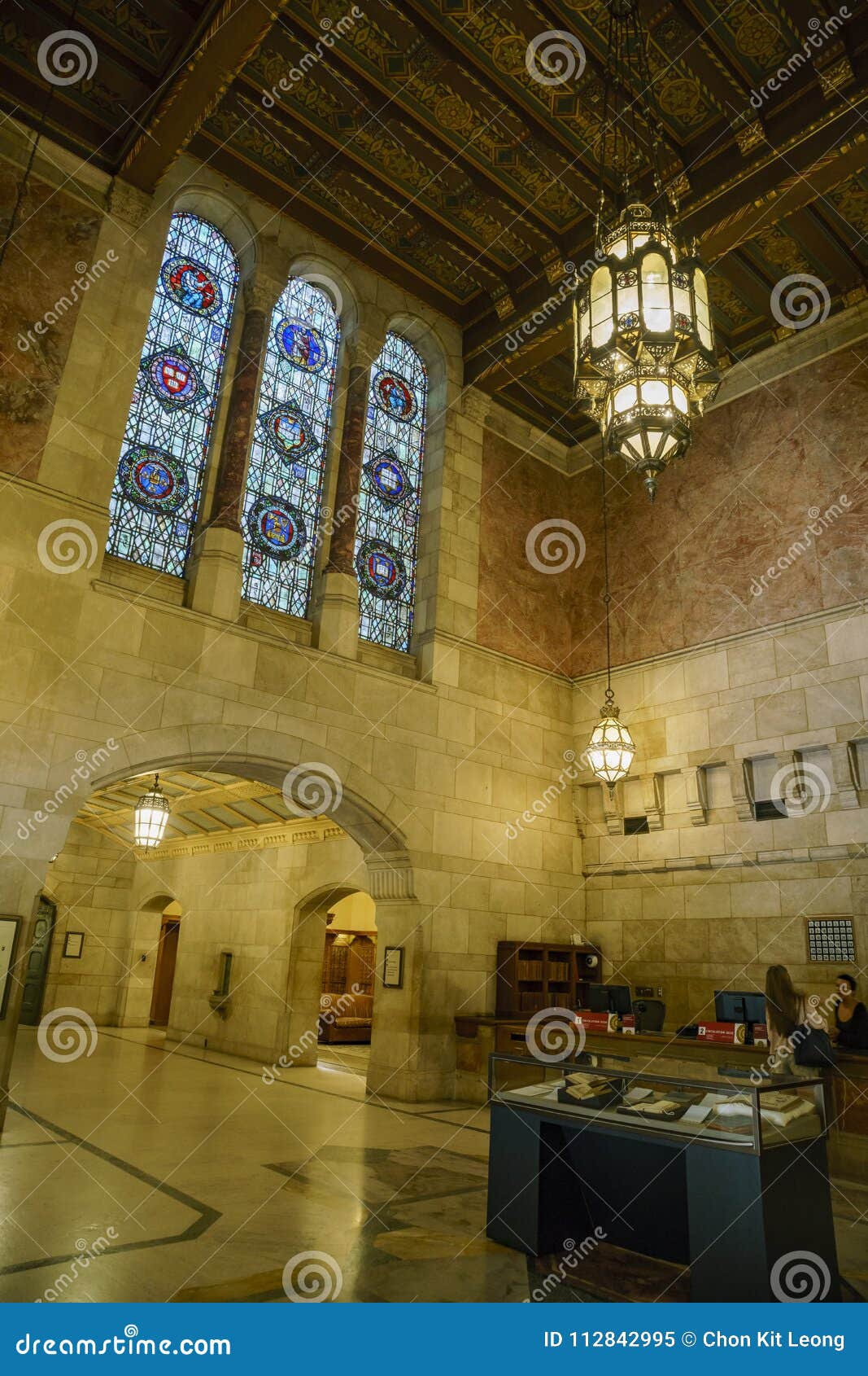 Interior View of the Doheny Memorial Library in USC Editorial Image ...