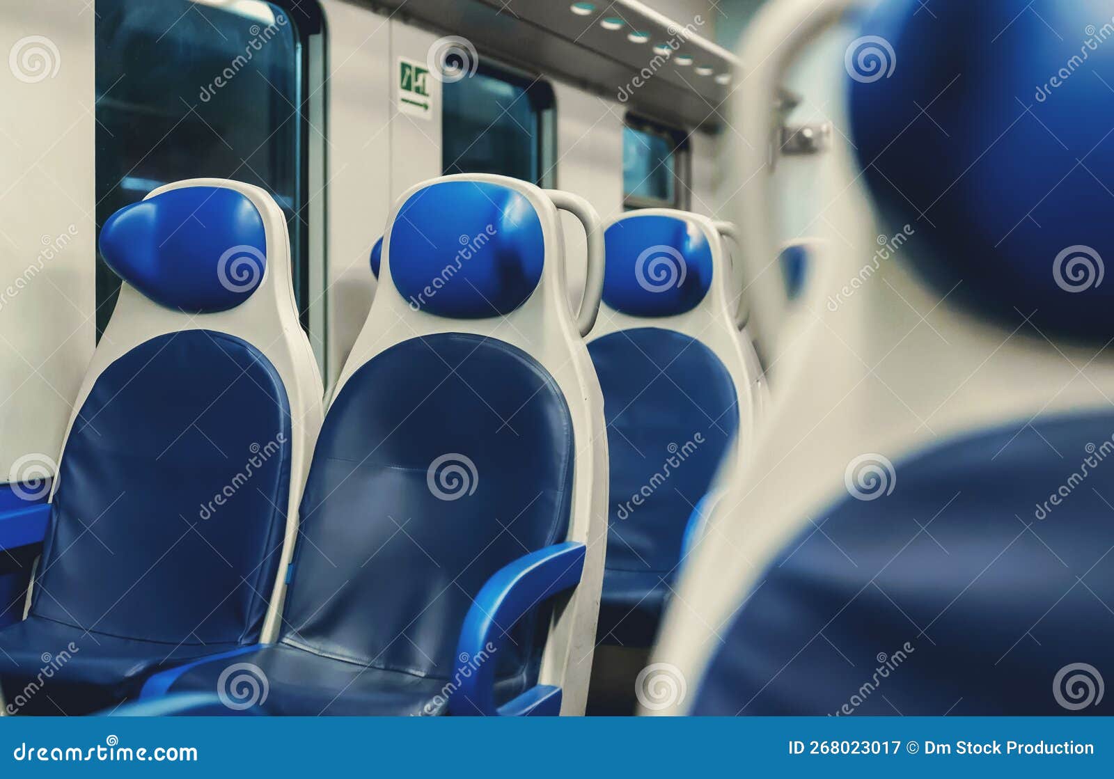 Interior view of train stock image. Image of seat, double - 268023017