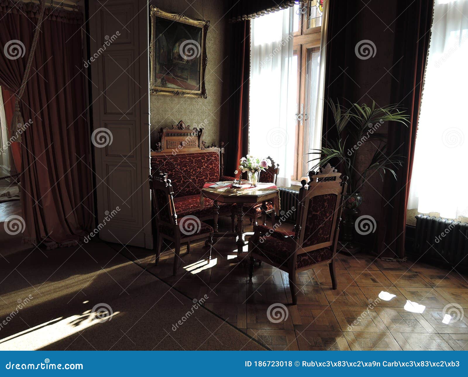 Interior View of the Drachenburg Castle in Cologne, Germany Editorial ...