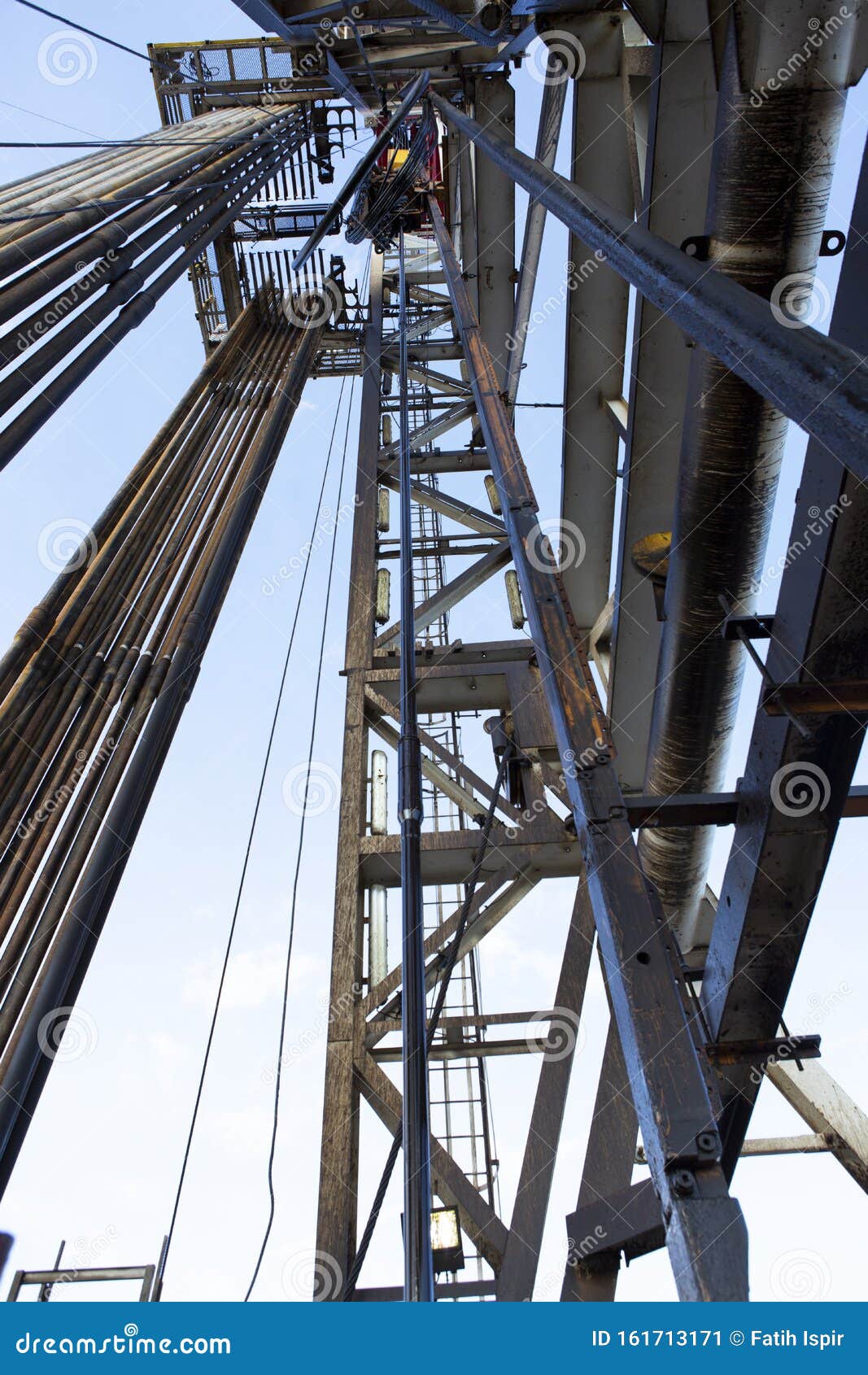 Interior View of Drilling Rig Used in Oil Industry Stock Image - Image ...