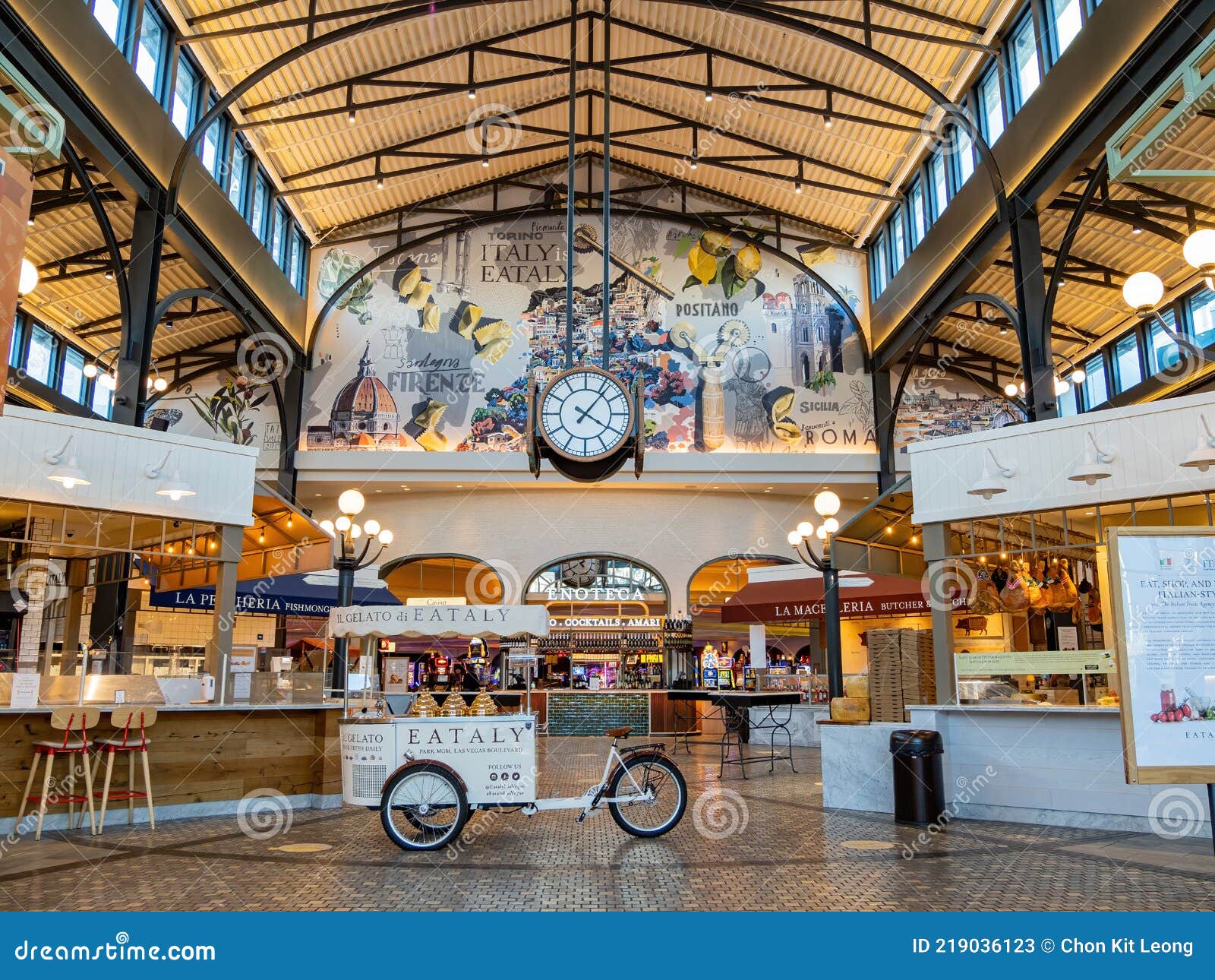 Interior View of the Eataly Park MGM Editorial Stock Photo - Image of ...