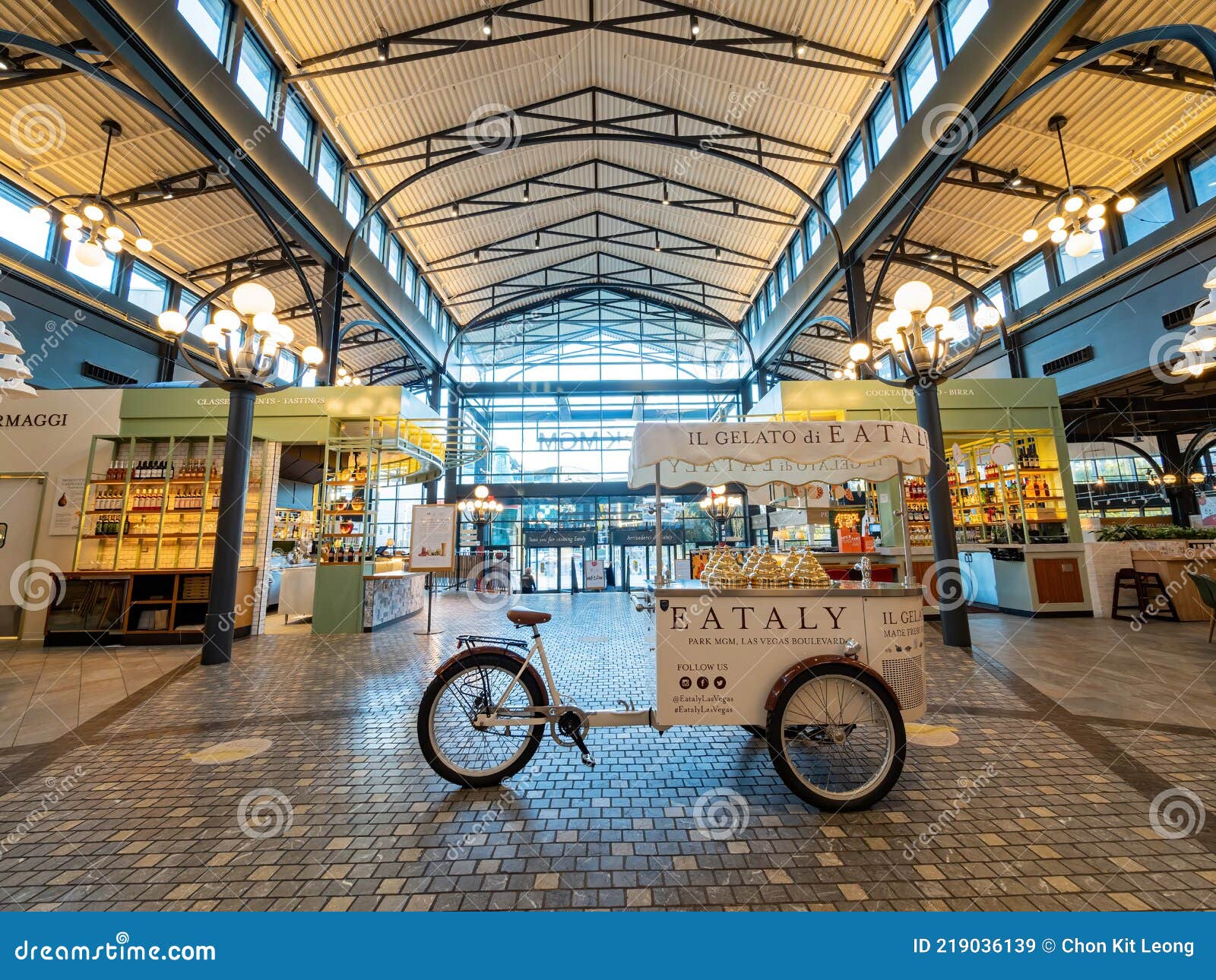 Interior View of the Eataly Park MGM Editorial Stock Image - Image of ...