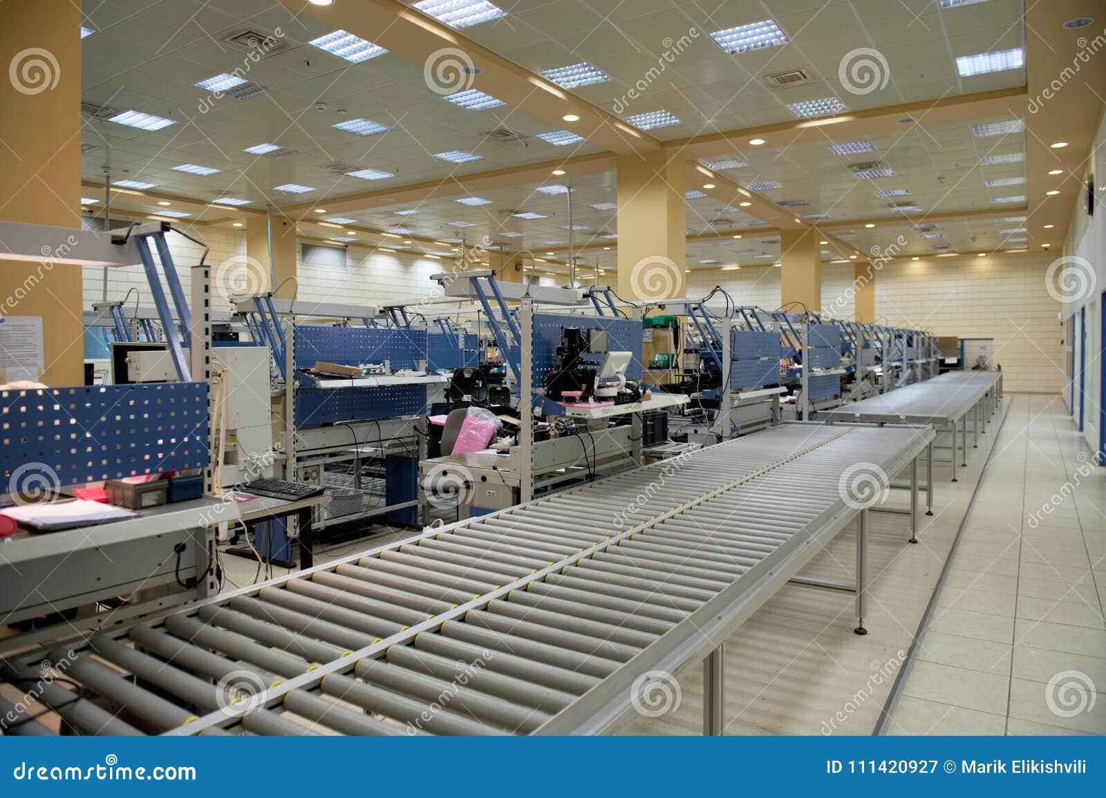 Electronics Factory view stock image. Image of electronics - 111420927