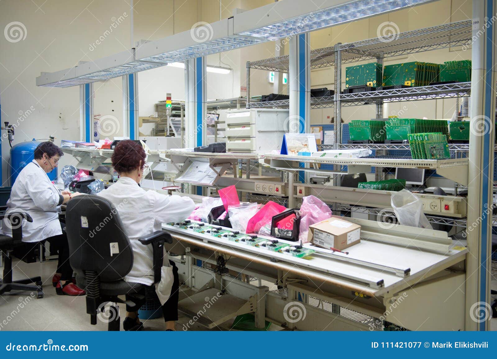 Electronics Factory view editorial photography. Image of manufacture ...