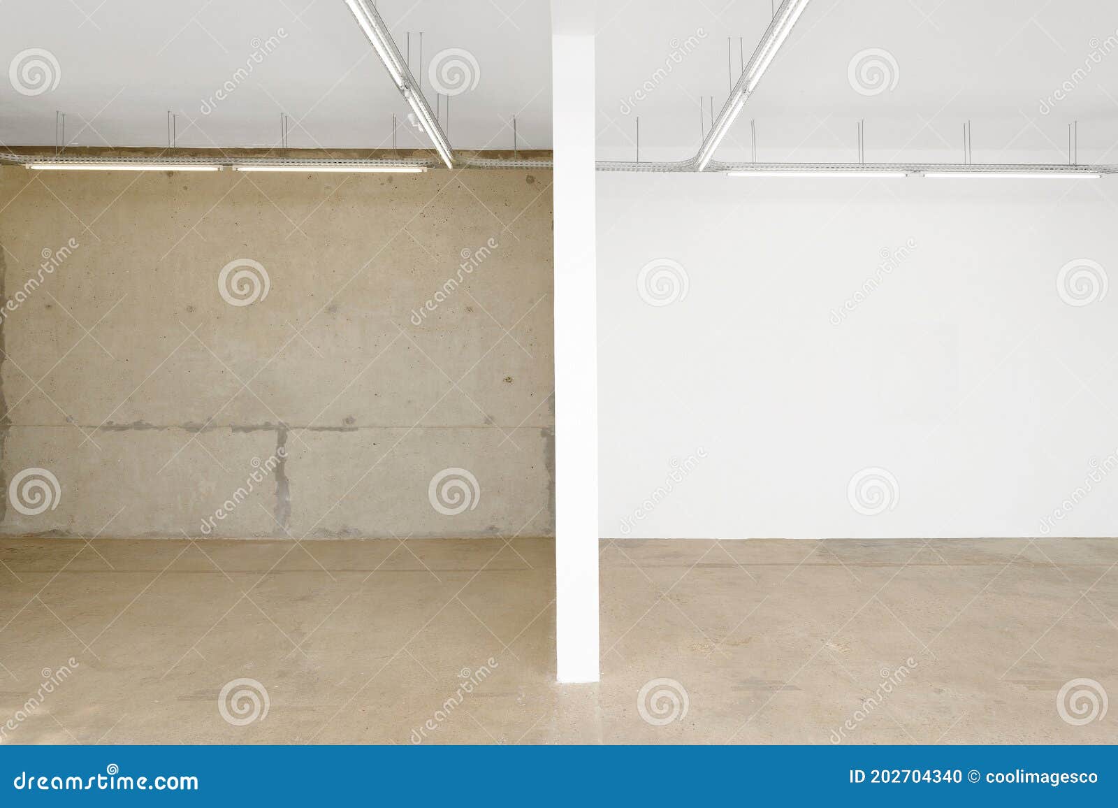 An Interior View of an Empty Art Gallery Stock Photo - Image of ...