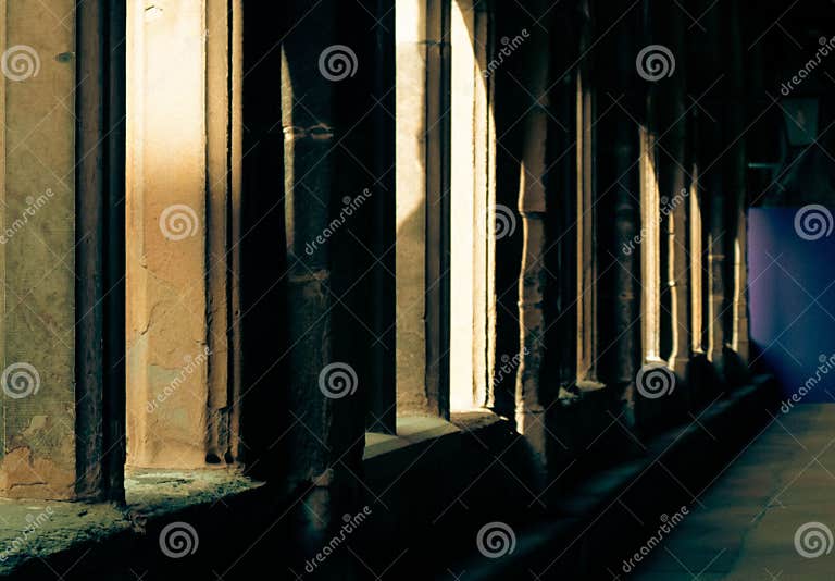 Interior View of an Empty Cathedral in Durham, UK Stock Image - Image ...