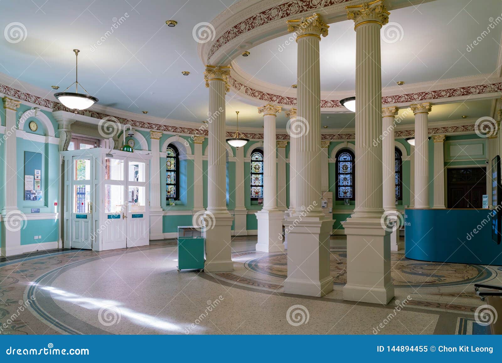 Interior View of the Famous National Library of Ireland Editorial Image ...