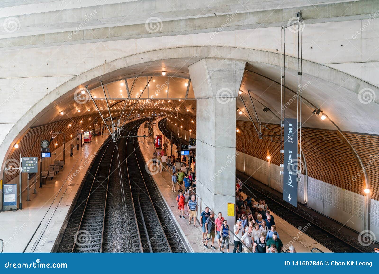 Interior View of the Gare De Monaco Station Editorial Photo - Image of ...
