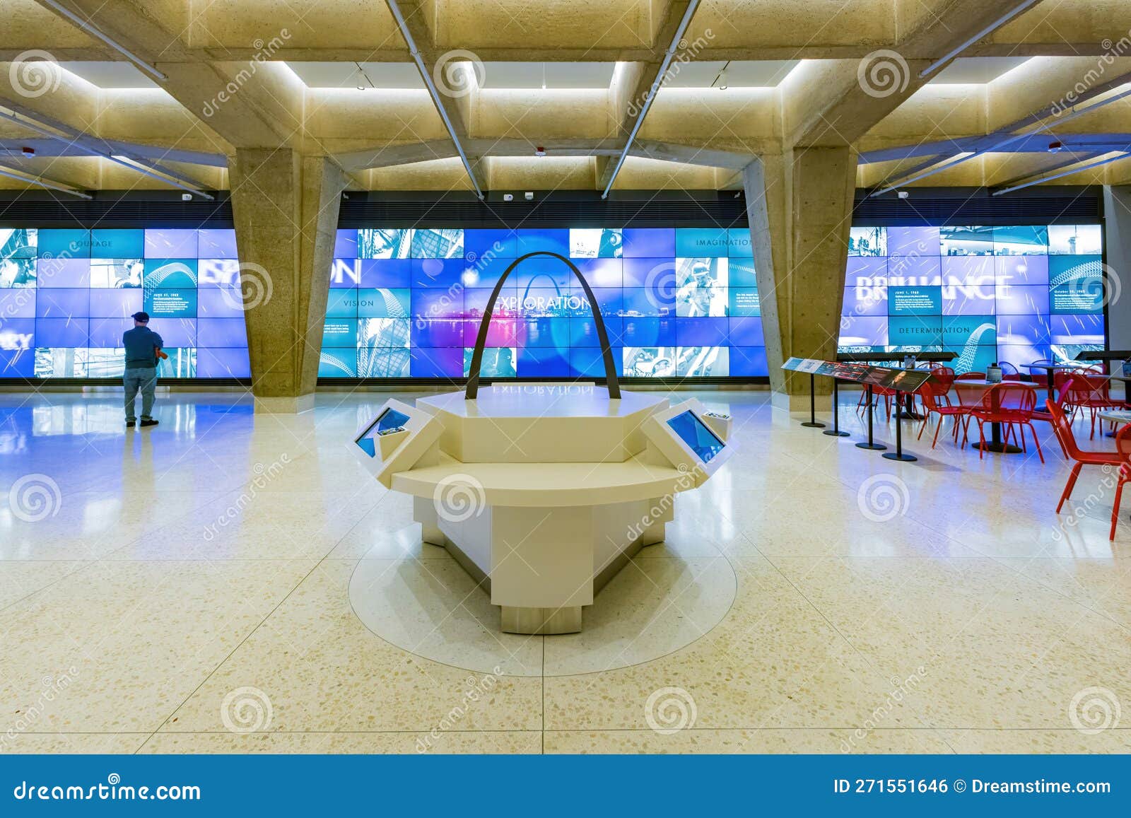 Interior View of the Gateway Arch Editorial Photo - Image of travel ...