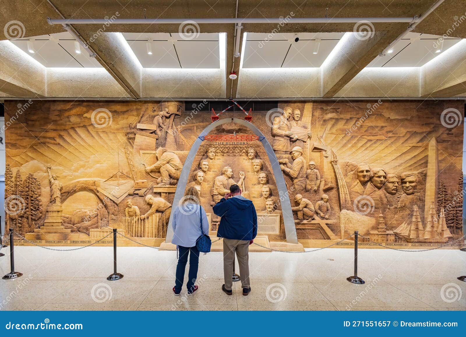 Interior View of the Gateway Arch Editorial Photography - Image of city ...