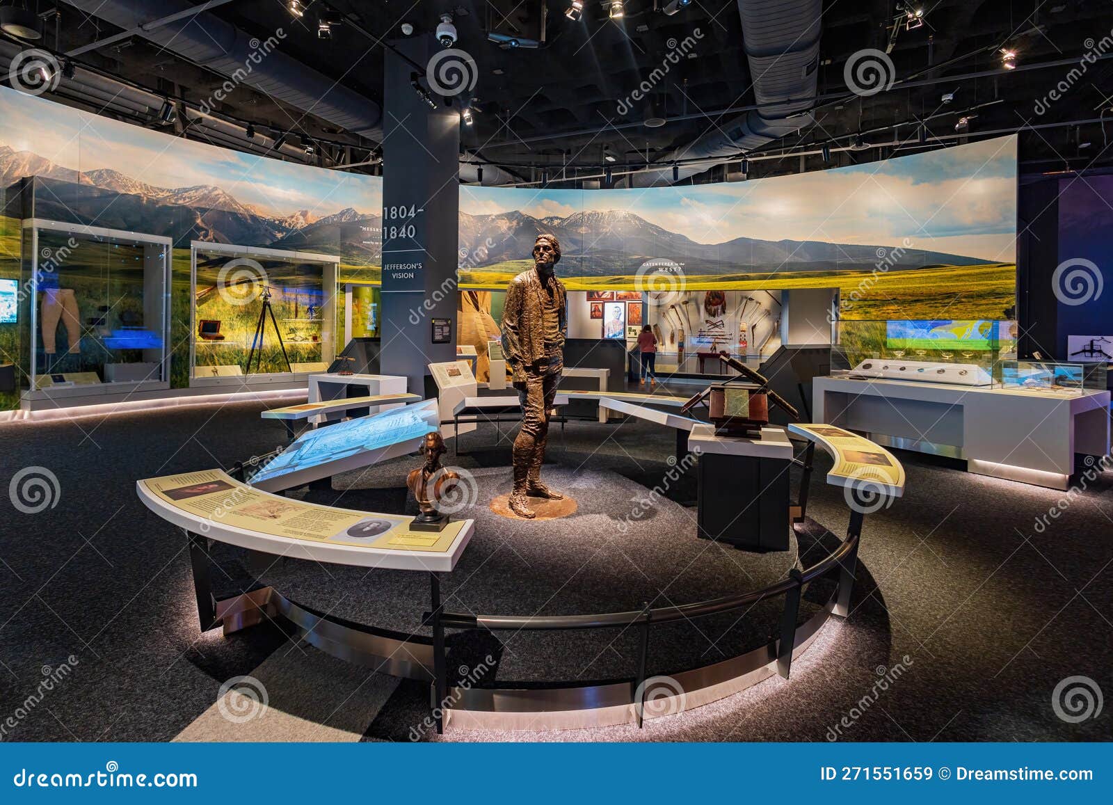 Interior View of the Gateway Arch Editorial Stock Image - Image of city ...