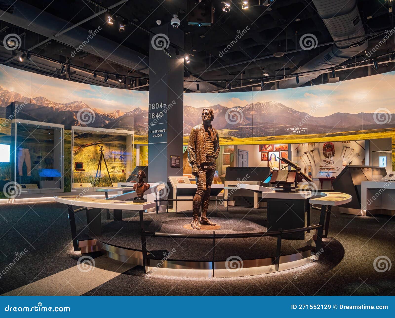 Interior View of the Gateway Arch Editorial Stock Image - Image of ...