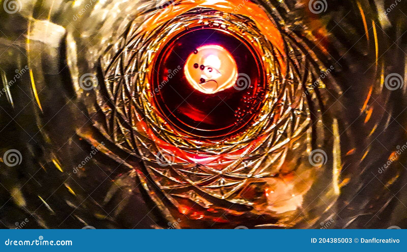 Top View Candle on Glass stock image. Image of incantation - 204385003