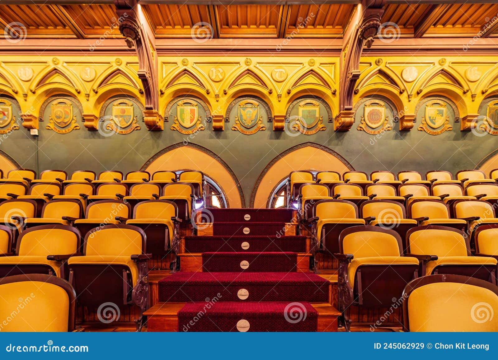Interior View of the Healy Hall in Georgetown University Editorial ...