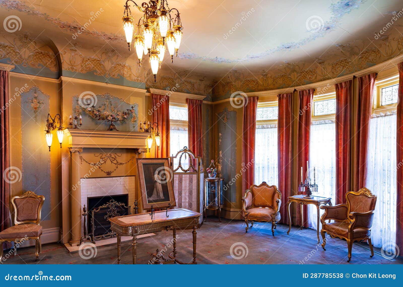 Interior View of the Henry Overholser Mansion Editorial Stock Photo ...