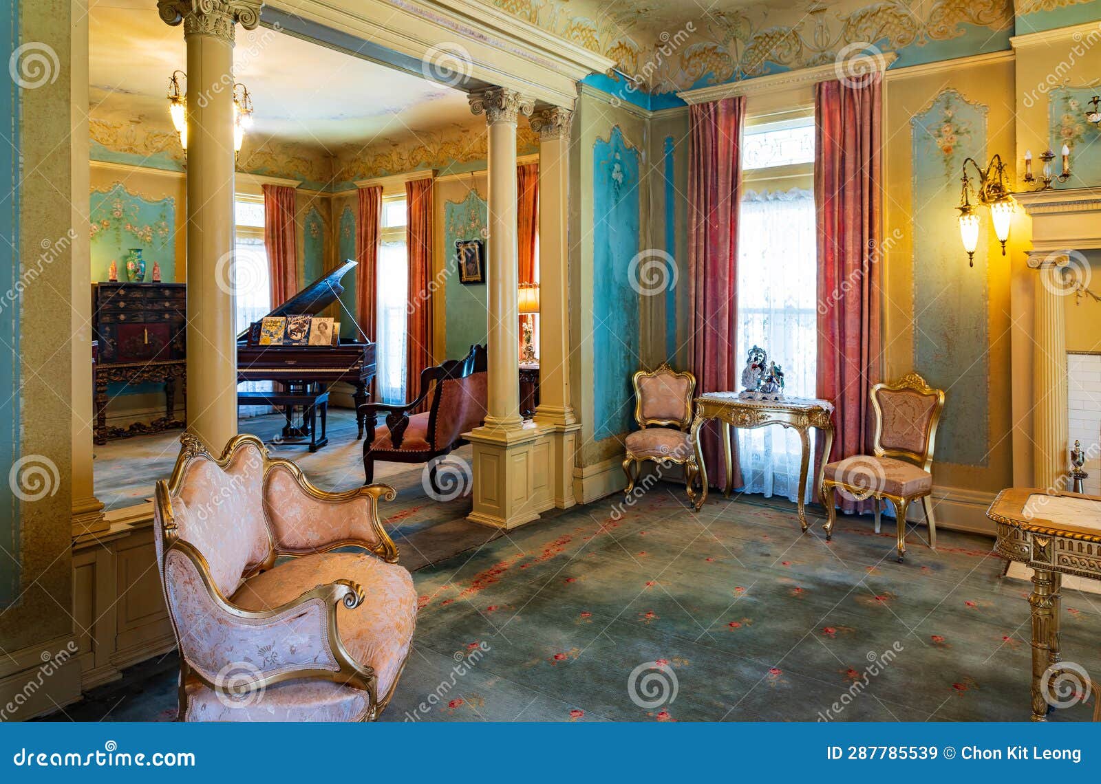 Interior View of the Henry Overholser Mansion Editorial Stock Image ...