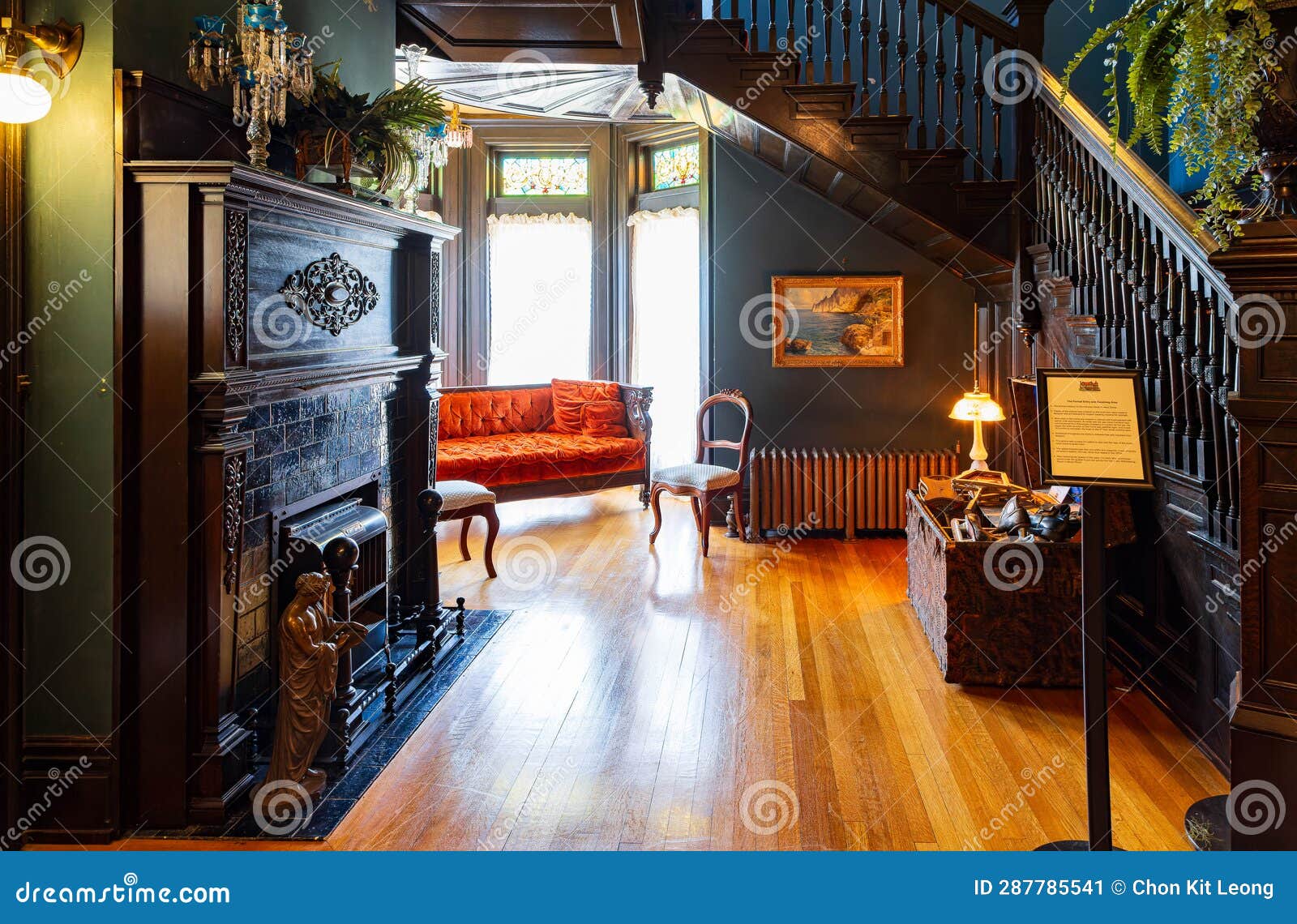 Interior View of the Henry Overholser Mansion Editorial Photo - Image ...