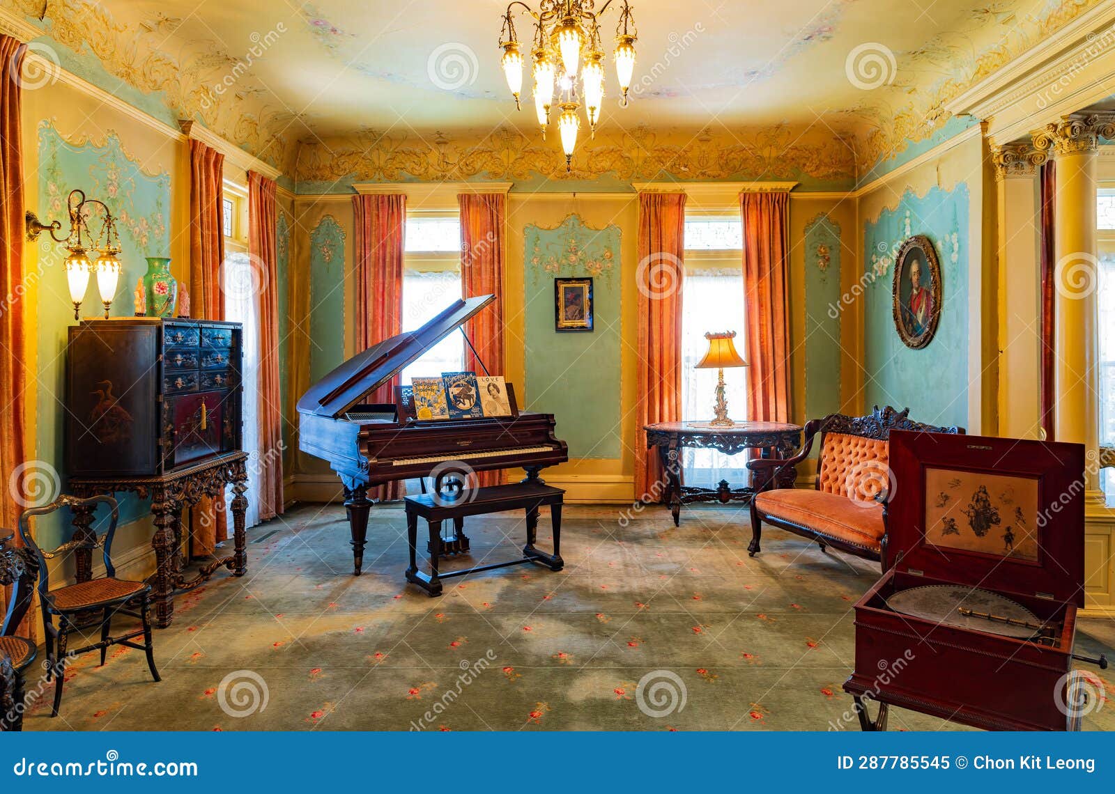 Interior View of the Henry Overholser Mansion Editorial Image - Image ...