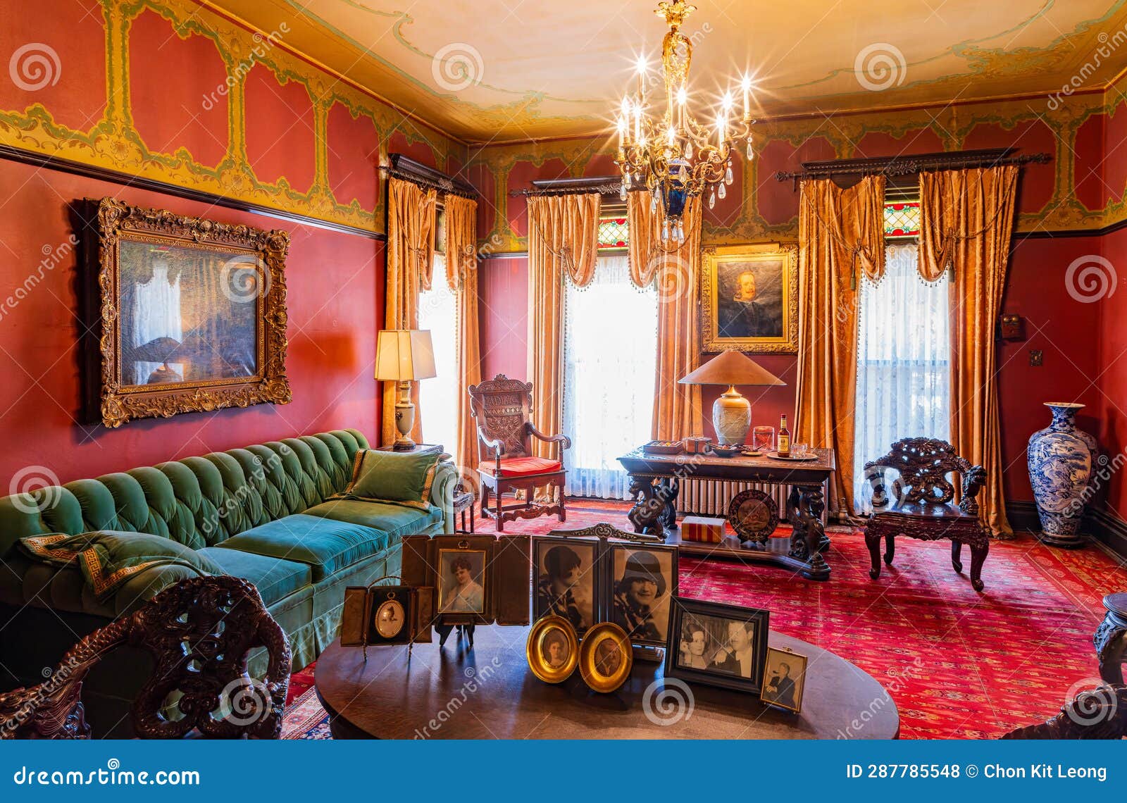 Interior View of the Henry Overholser Mansion Editorial Stock Photo ...