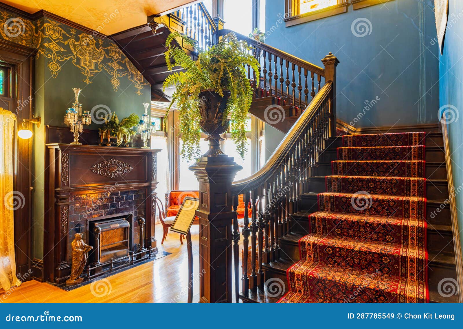 Interior View of the Henry Overholser Mansion Editorial Stock Image ...