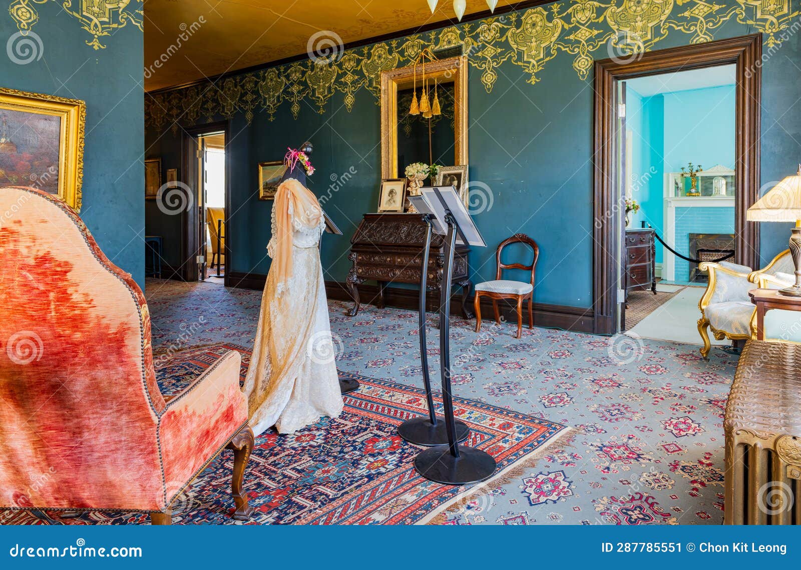 Interior View of the Henry Overholser Mansion Editorial Photo - Image ...
