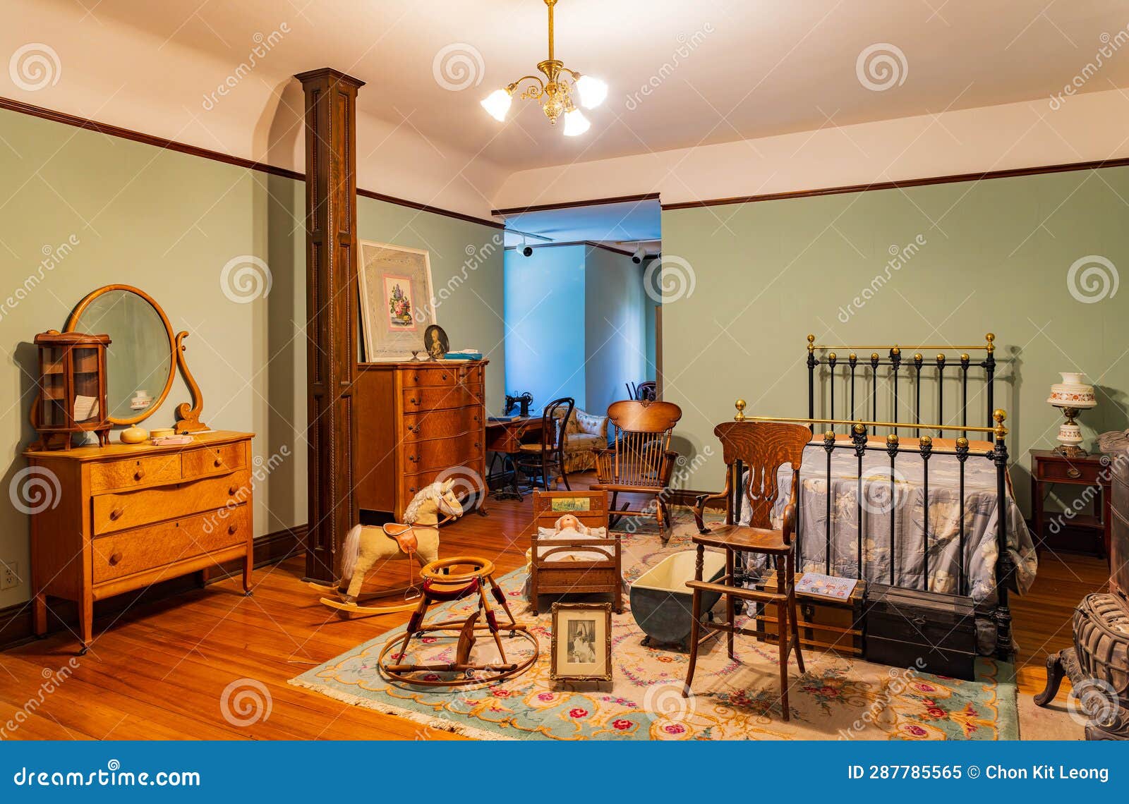 Interior View of the Henry Overholser Mansion Editorial Image - Image ...